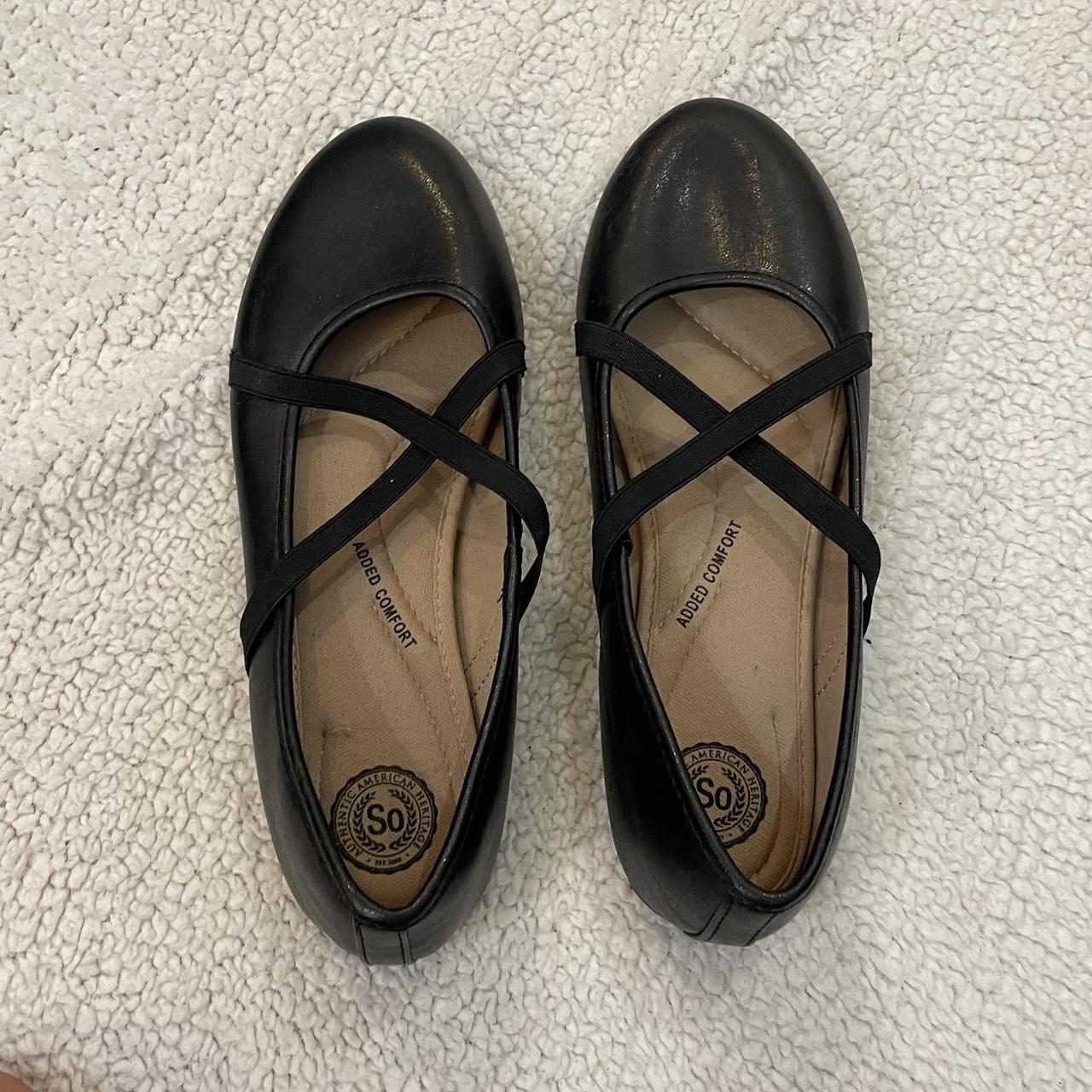 black banded ballet flats ★ 🖤DM FOR BUNDLE... - Depop