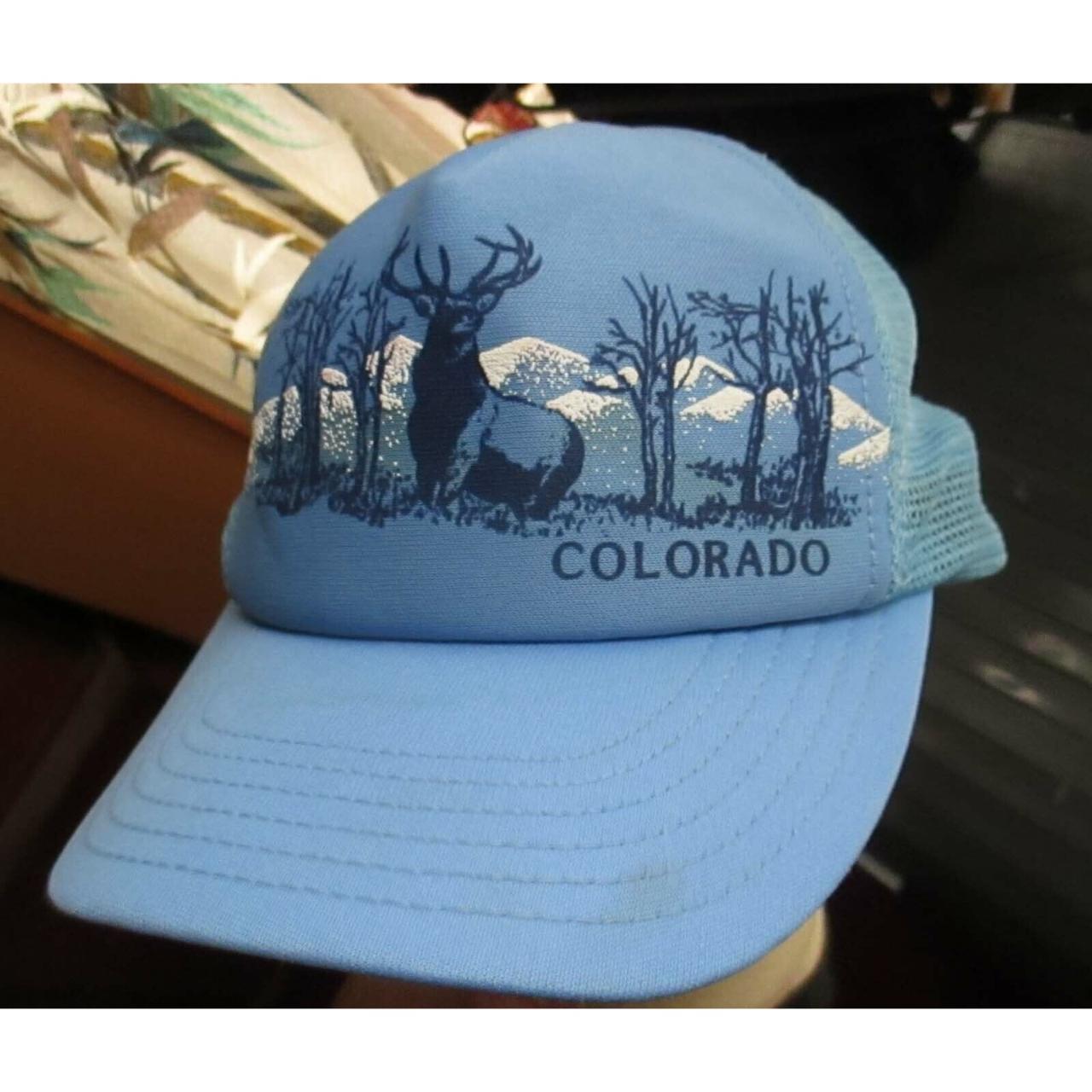 has some water mark son brim and inside band wear -... - Depop