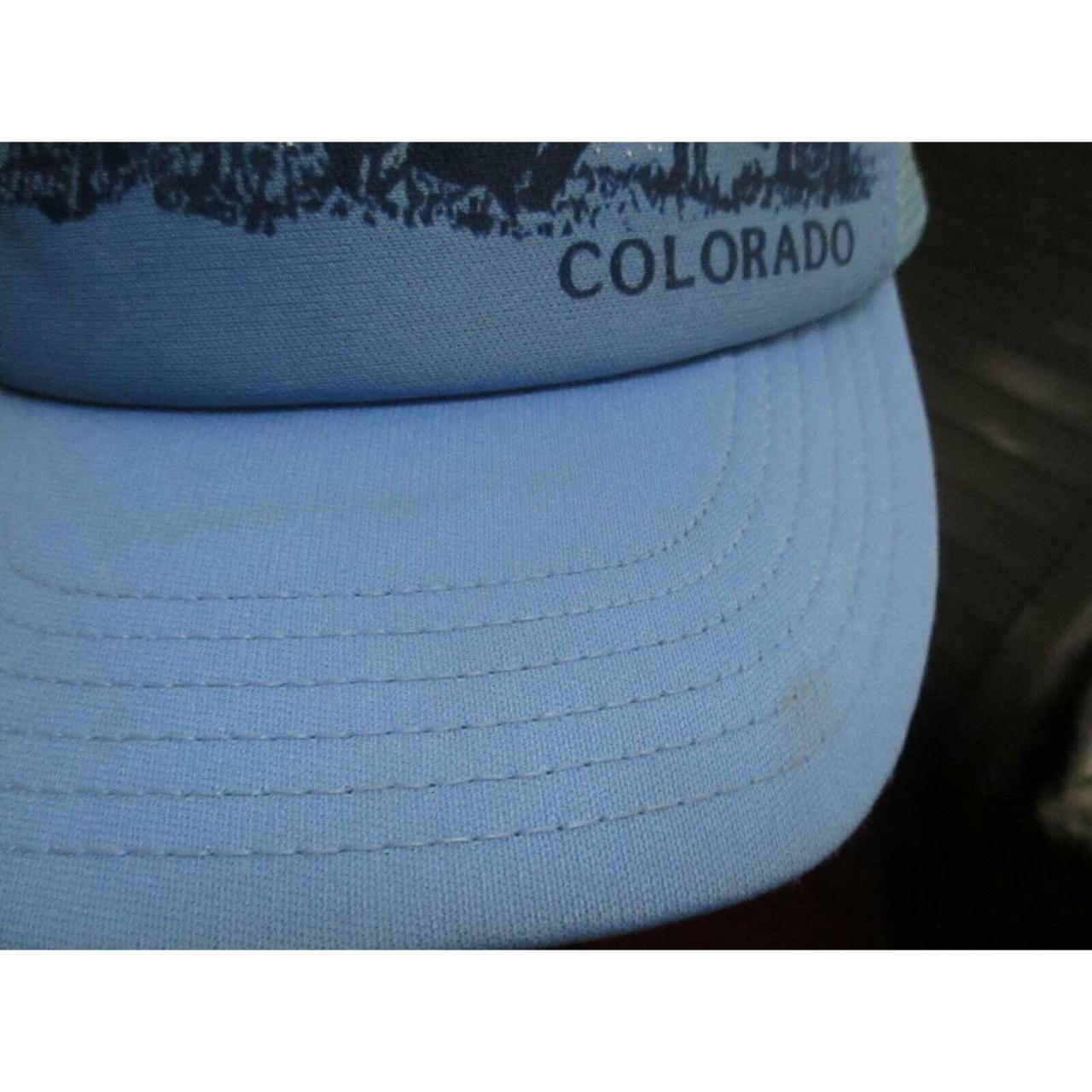 has some water mark son brim and inside band wear -... - Depop