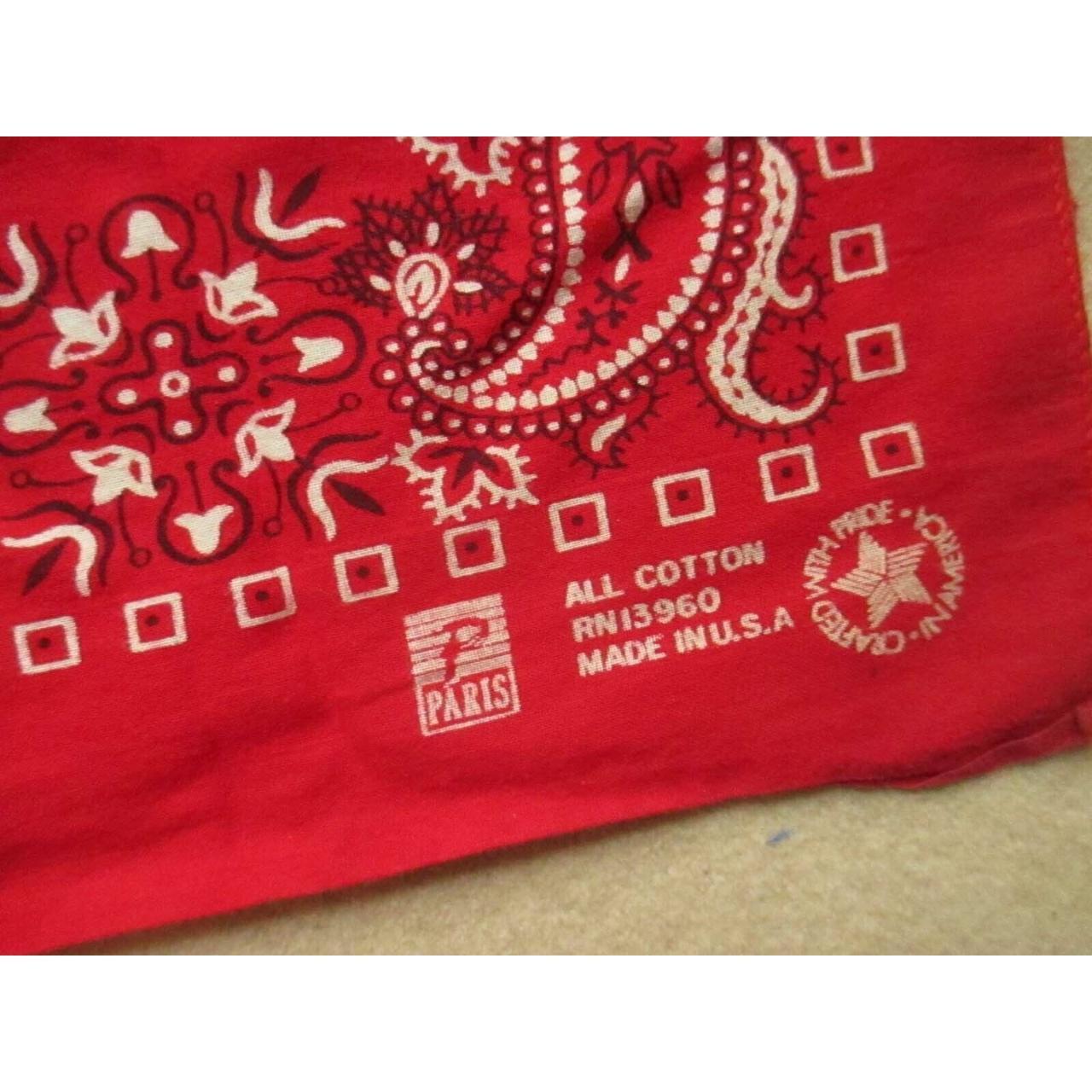This vintage red bandana is a must-have accessory... - Depop