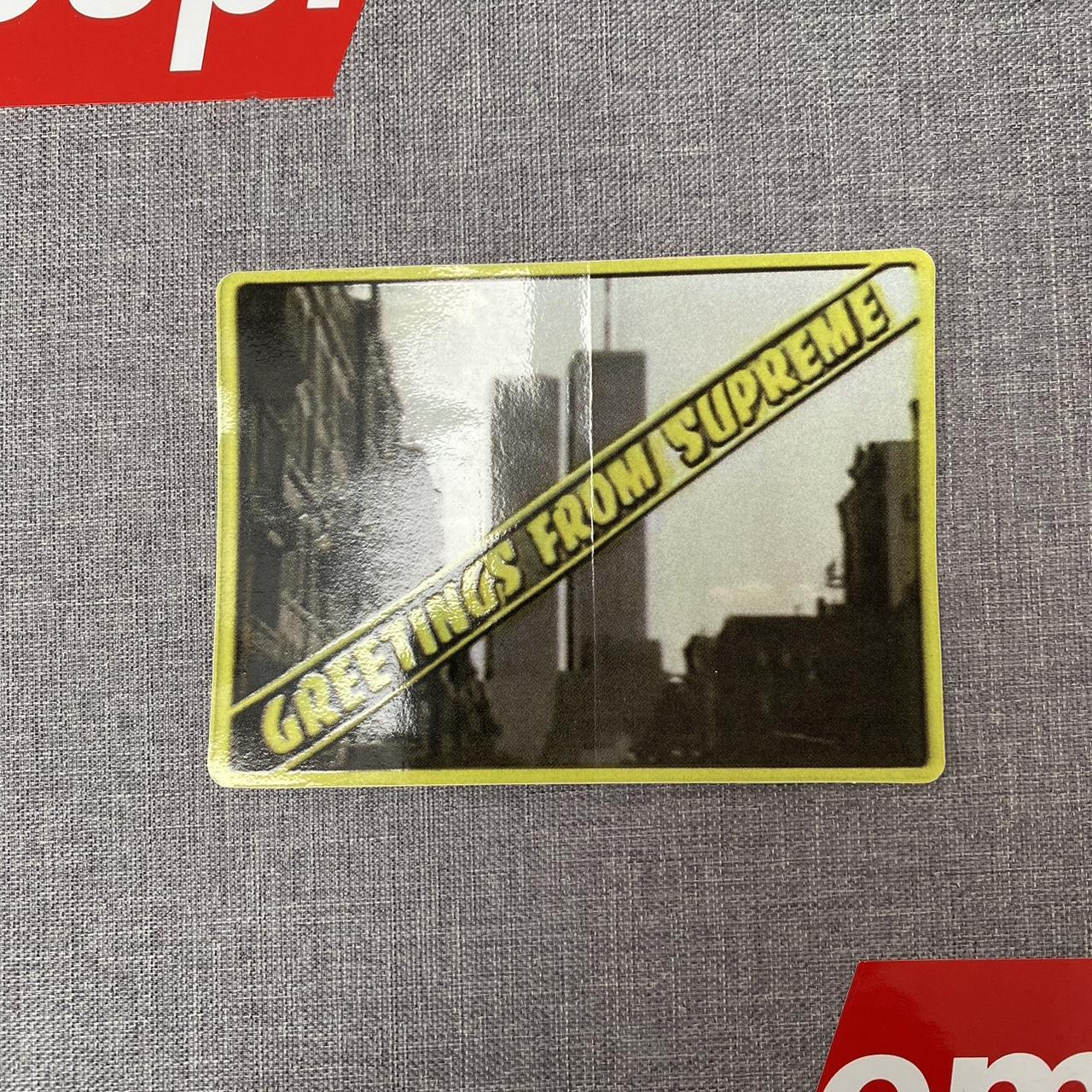 Supreme Greetings From Supreme Sticker SS19 Rare... - Depop