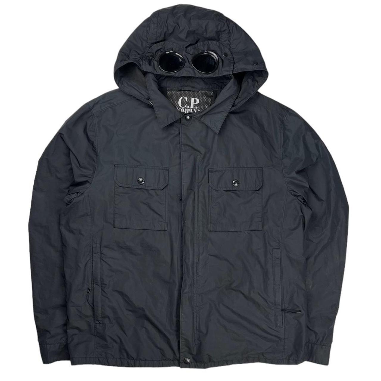 CP company black Micro-M goggle jacket Size: 3XL... - Depop