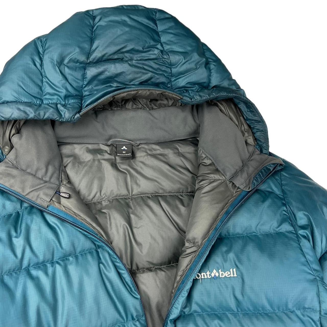 Montbell blue down puffer jacket Size: Medium... - Depop