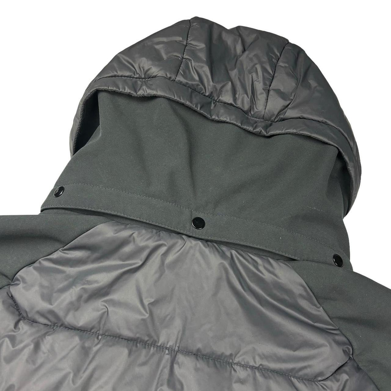 CP company soft shell puffer goggle jacket Size:... - Depop