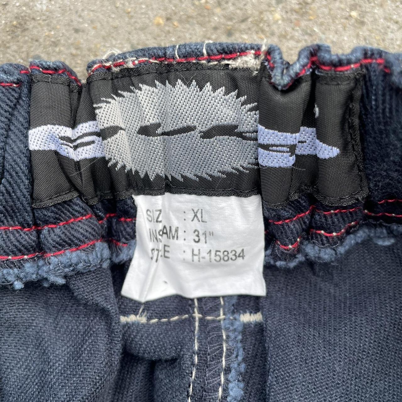 Vintage BNWT Deadstock Stuka Jeans baggy pants. Dark... - Depop