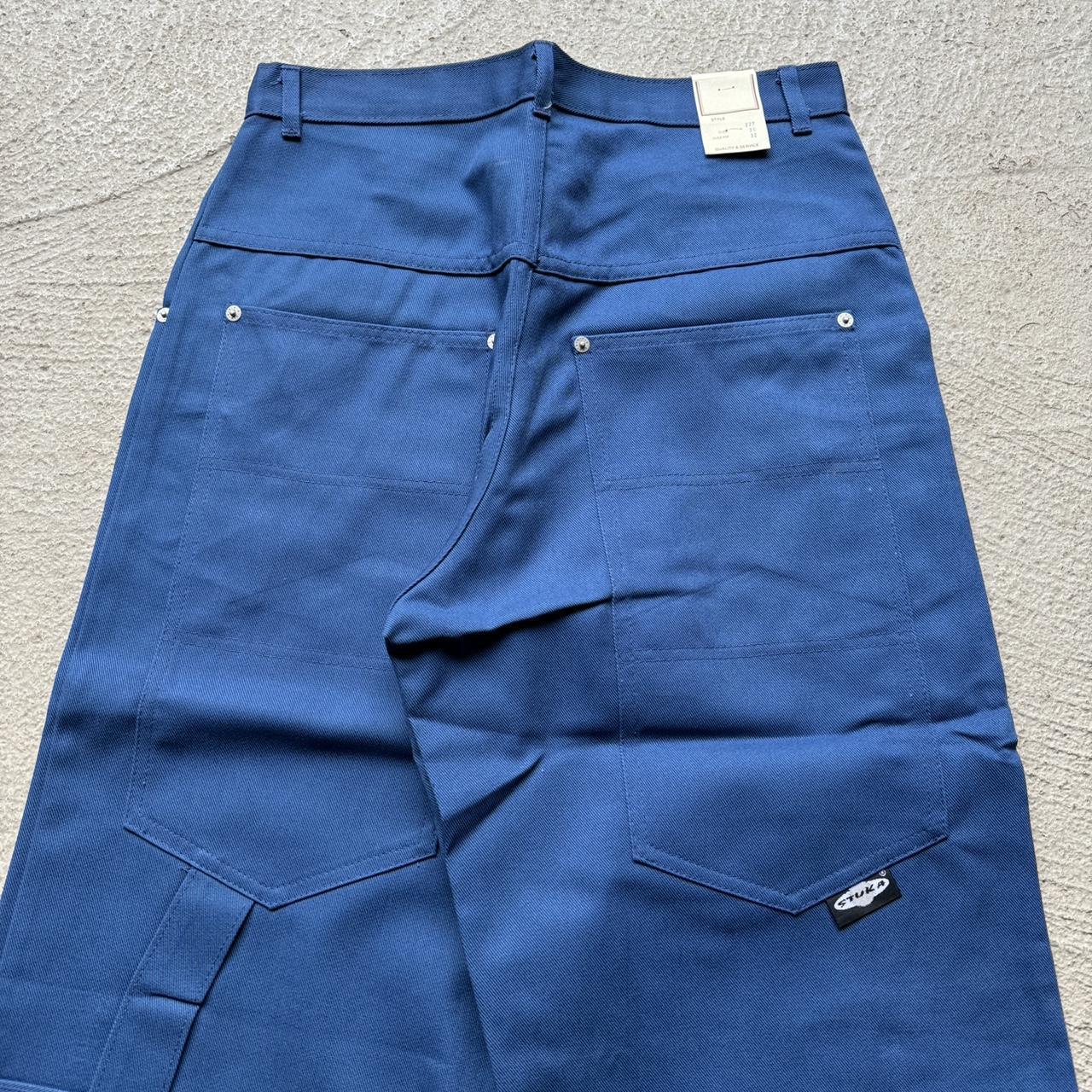 Vintage blue BNWT deadstock Stuka Jeans carpenter... - Depop