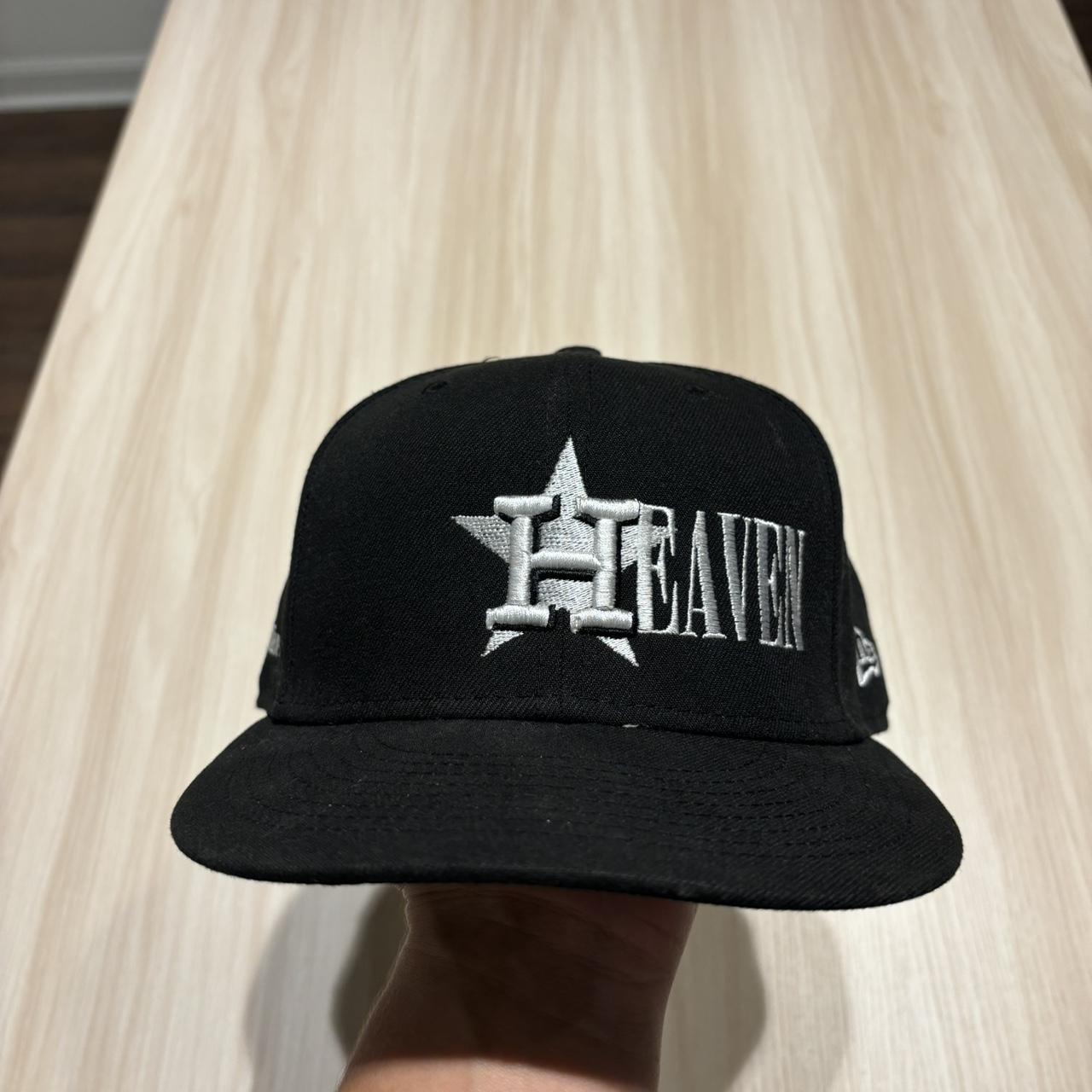 Heaven fitted hat Great detailing and very dope - Depop