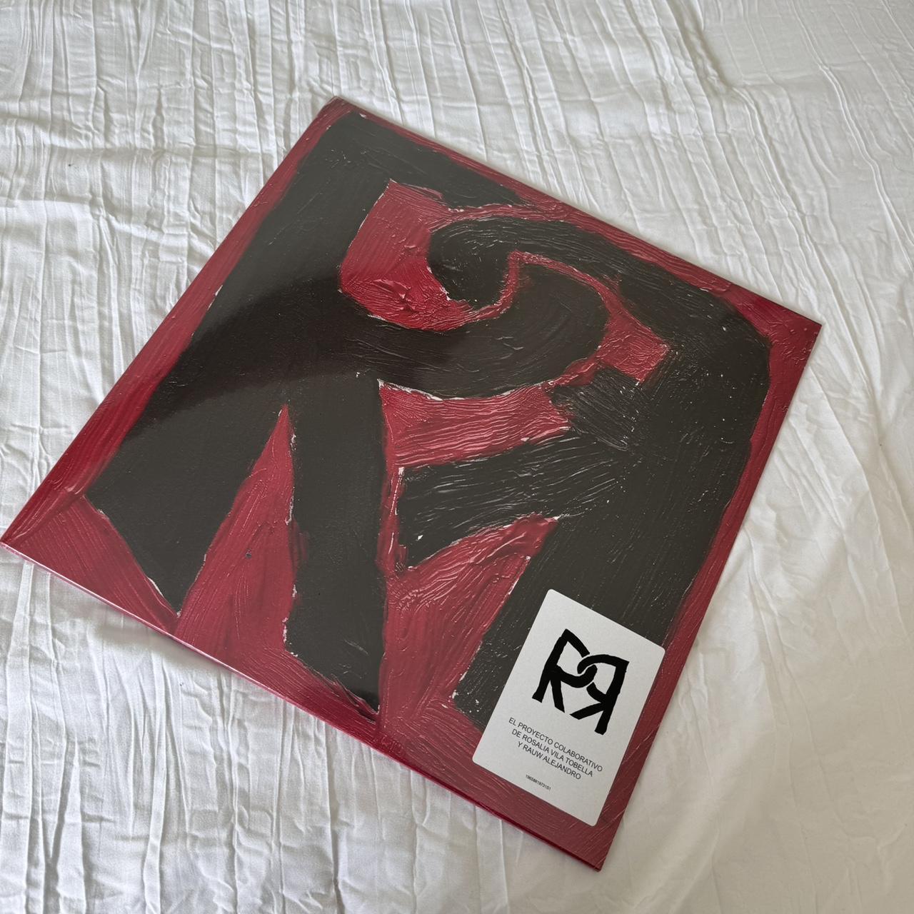 RAUW ALEJANDRO X ROSALÍA VINYL - red heart SEALED - Depop