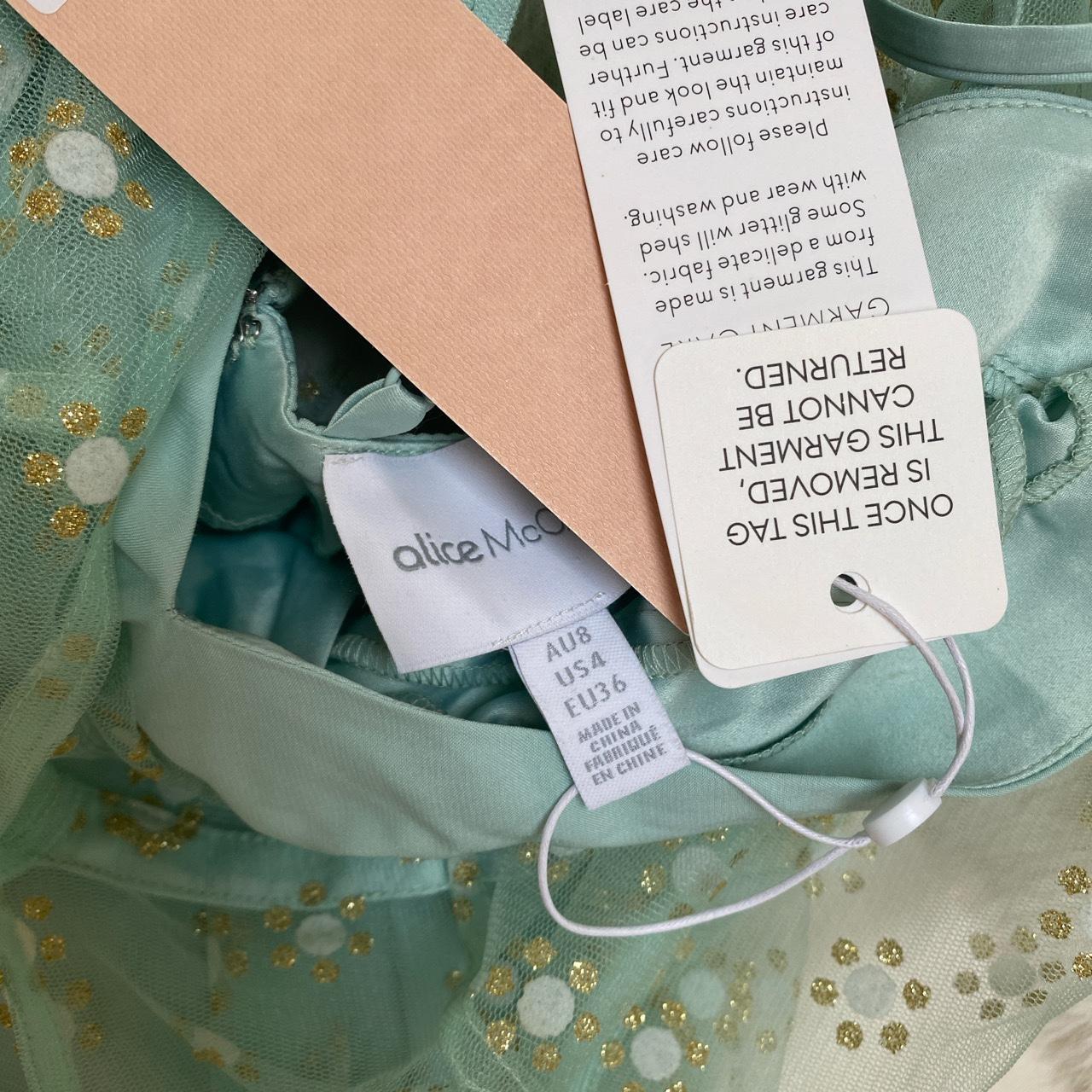 Alice mccall dusty peppermint star maxi dress size 8... - Depop