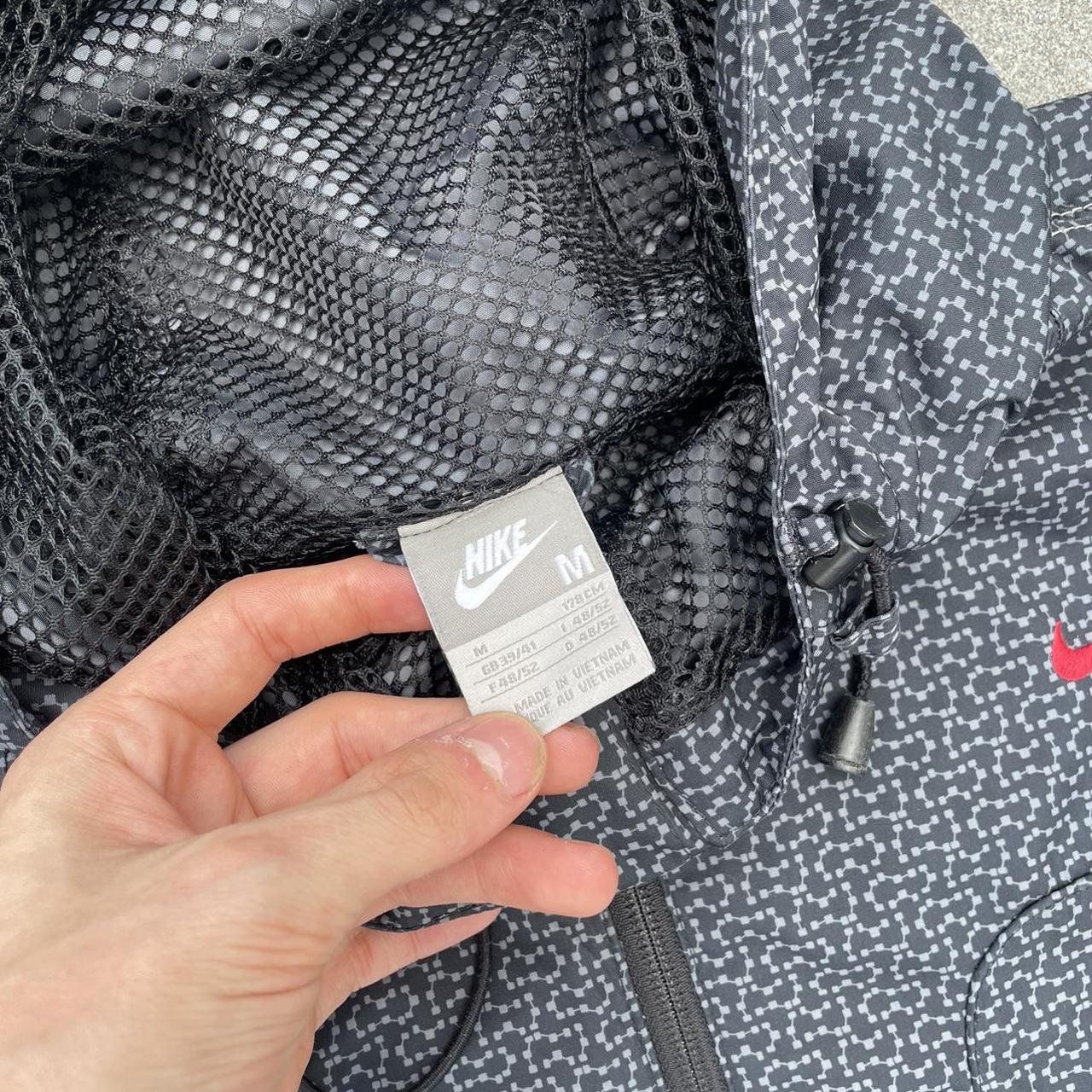 nike air max 360 jacket grey medium lenght: 67cm /... - Depop