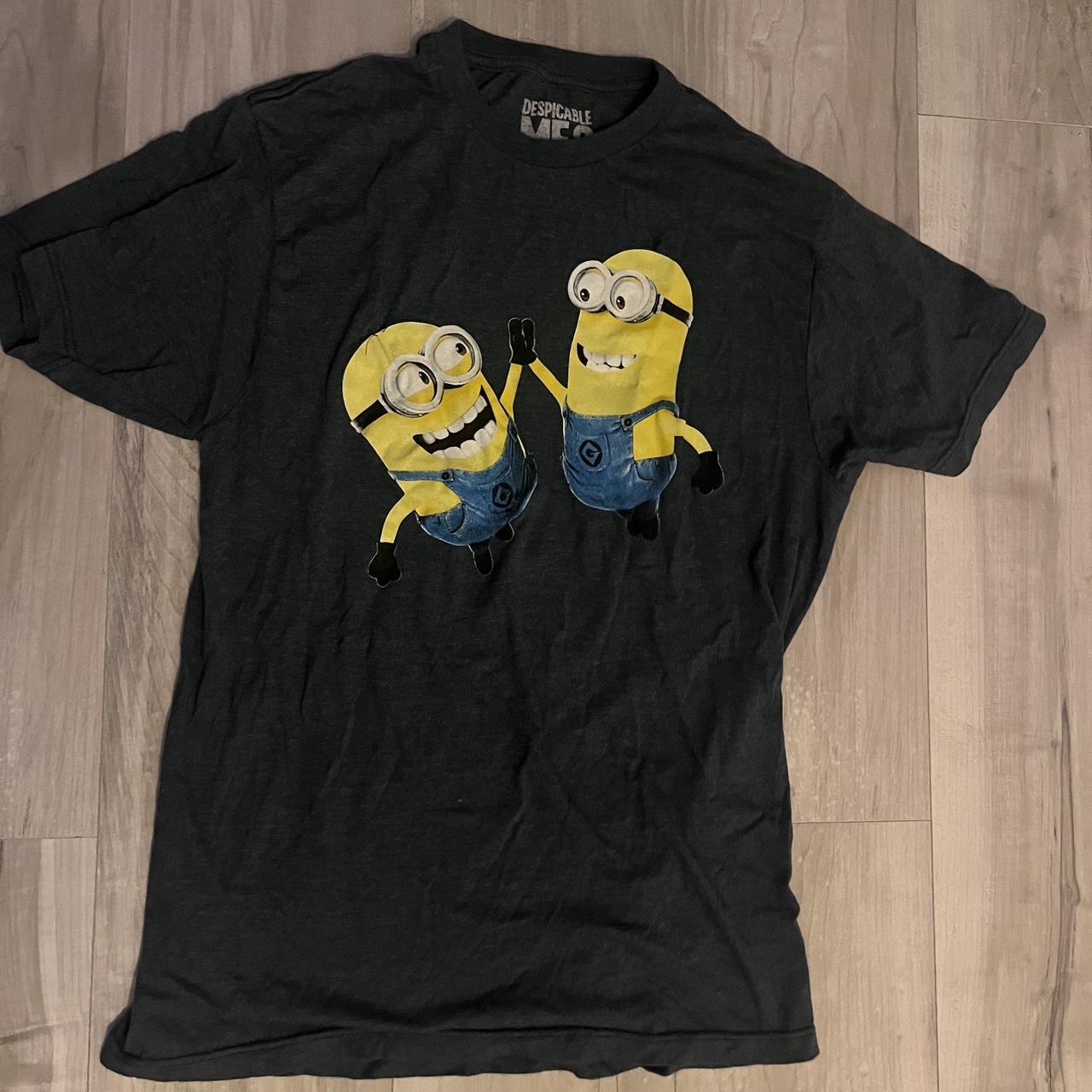 despicable me 2 minions t-shirt medium only worn a... - Depop