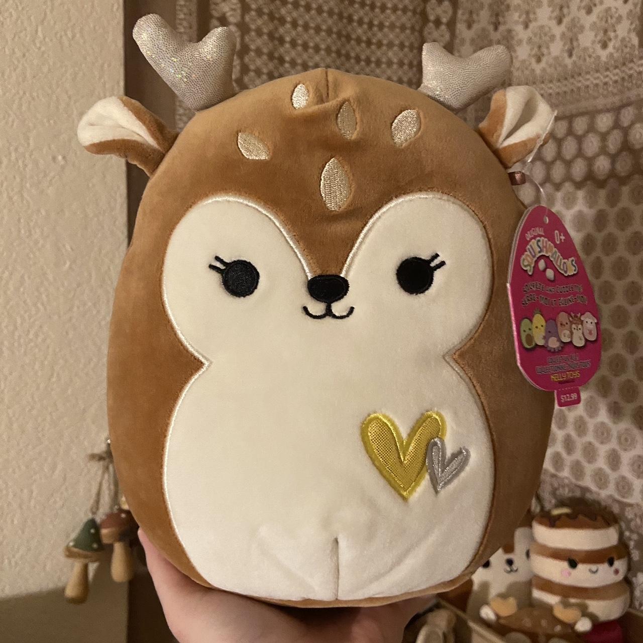 Squishmallows Tan and Cream Stuffed-animals | Depop