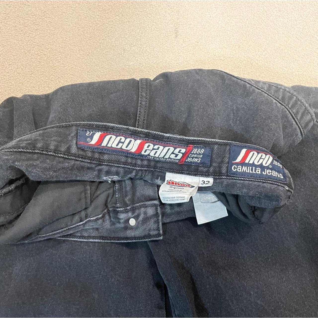 Jnco “Camilla” jeans big fat back pockets size tag... - Depop