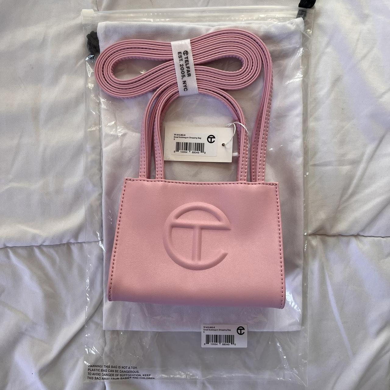 Telfar Bubblegum pink small bag Brand new with tags... - Depop
