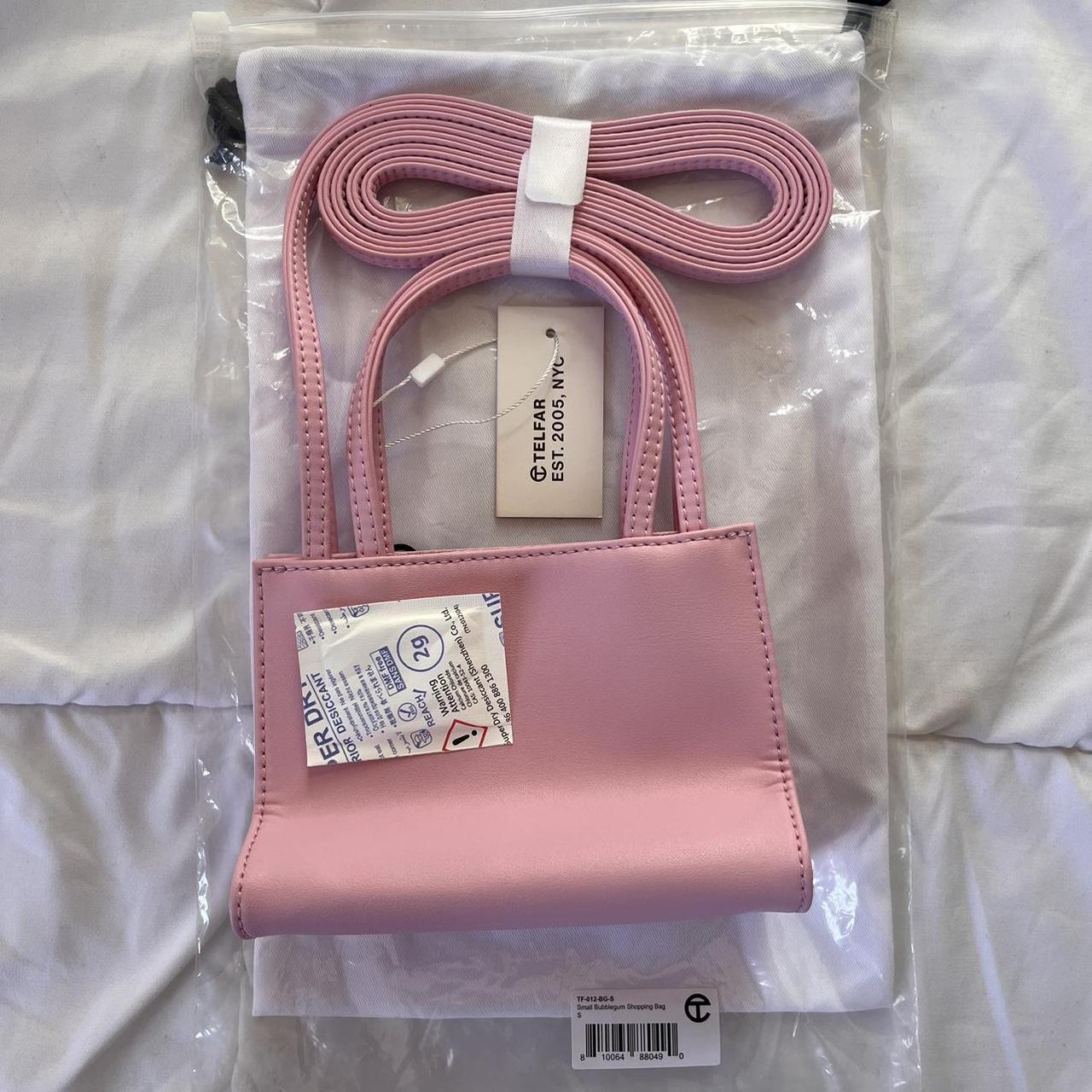 Telfar Bubblegum pink small bag Brand new with tags... - Depop