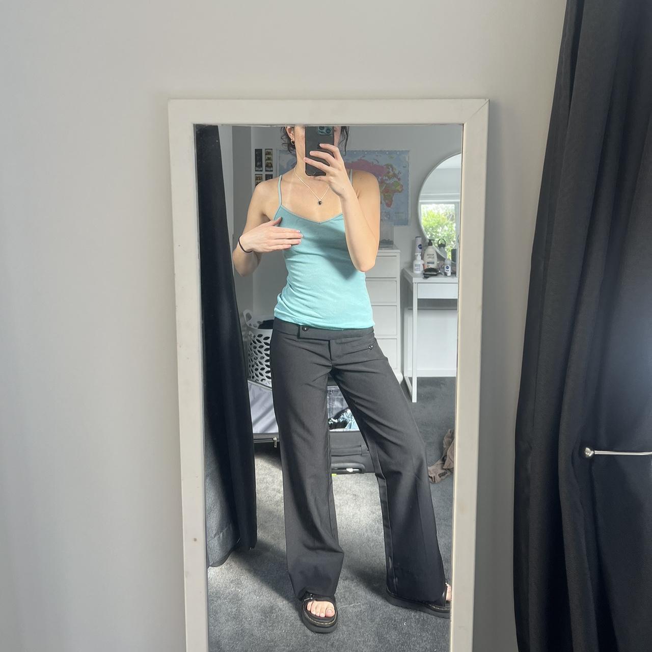 Old glassons blue/teal tank top - Depop