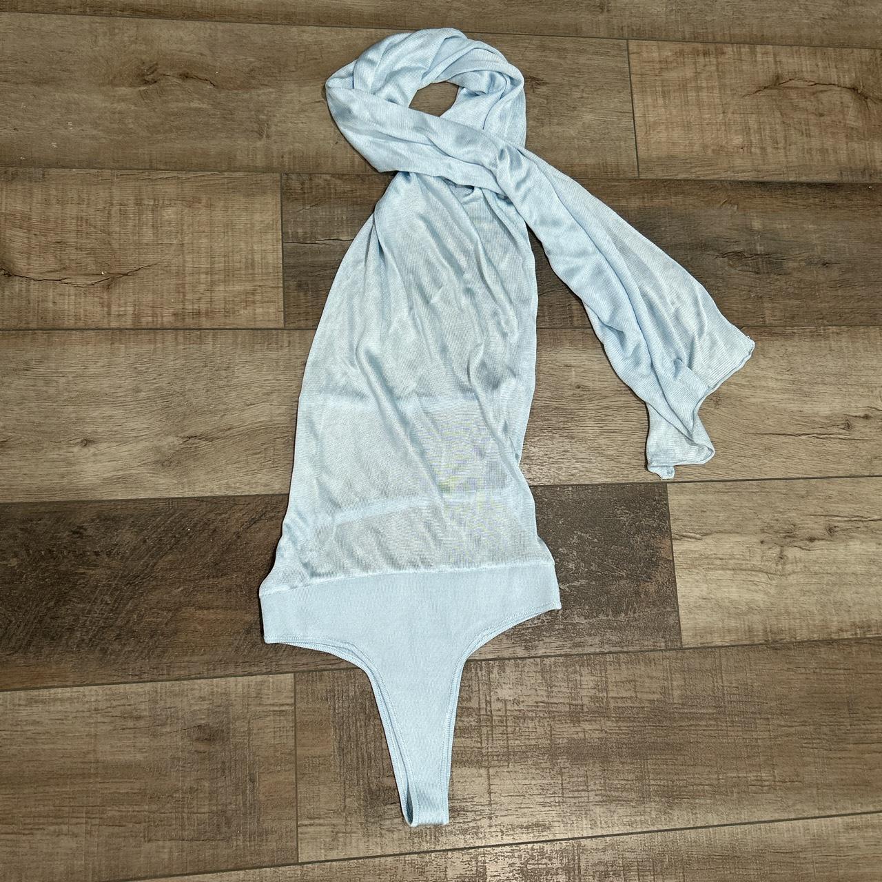 Brand new AYA MUSE blue Takara wrap bodysuit Brand... - Depop