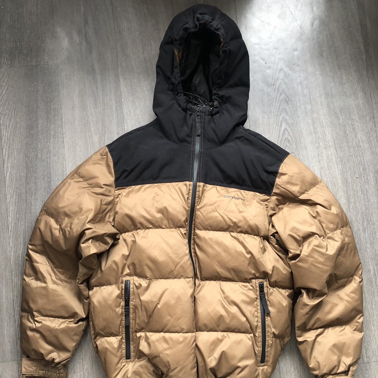 Carhartt Down puffer jacket water resistant Size... - Depop