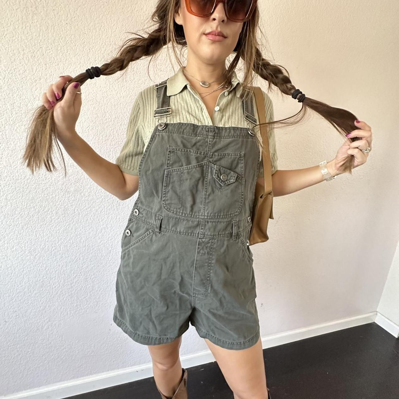 Canyon River Blues Women's Green Dungarees-overalls | Depop