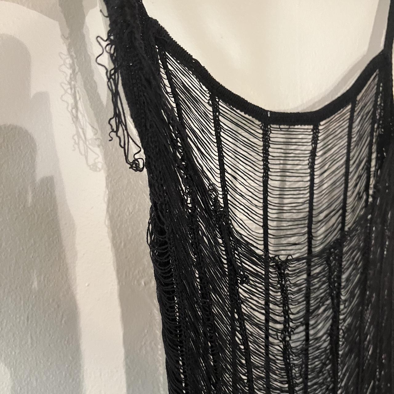Amazing goth/flapper knitted slip dress! Absolutely... - Depop