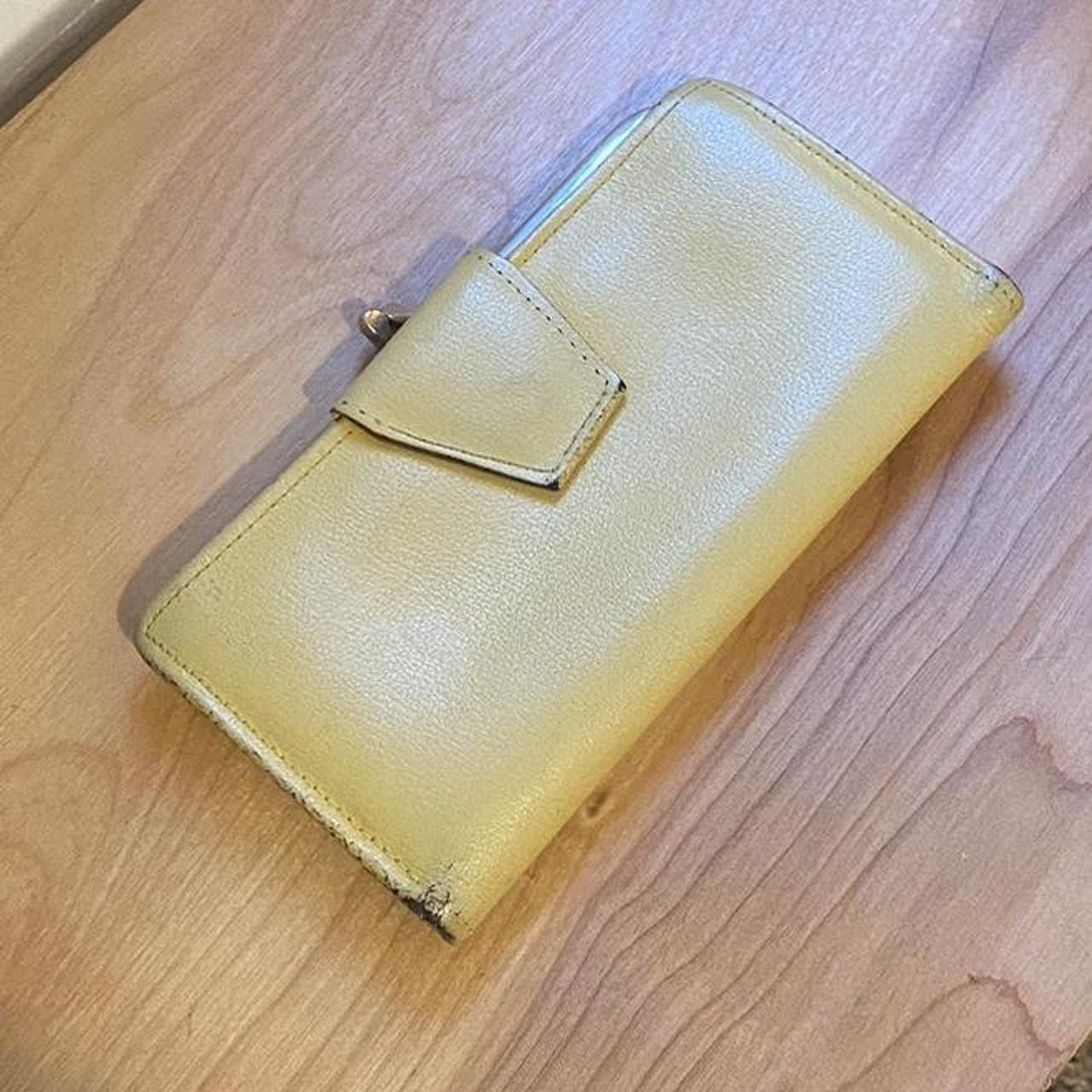 Vintage Yellow Wallet - Depop
