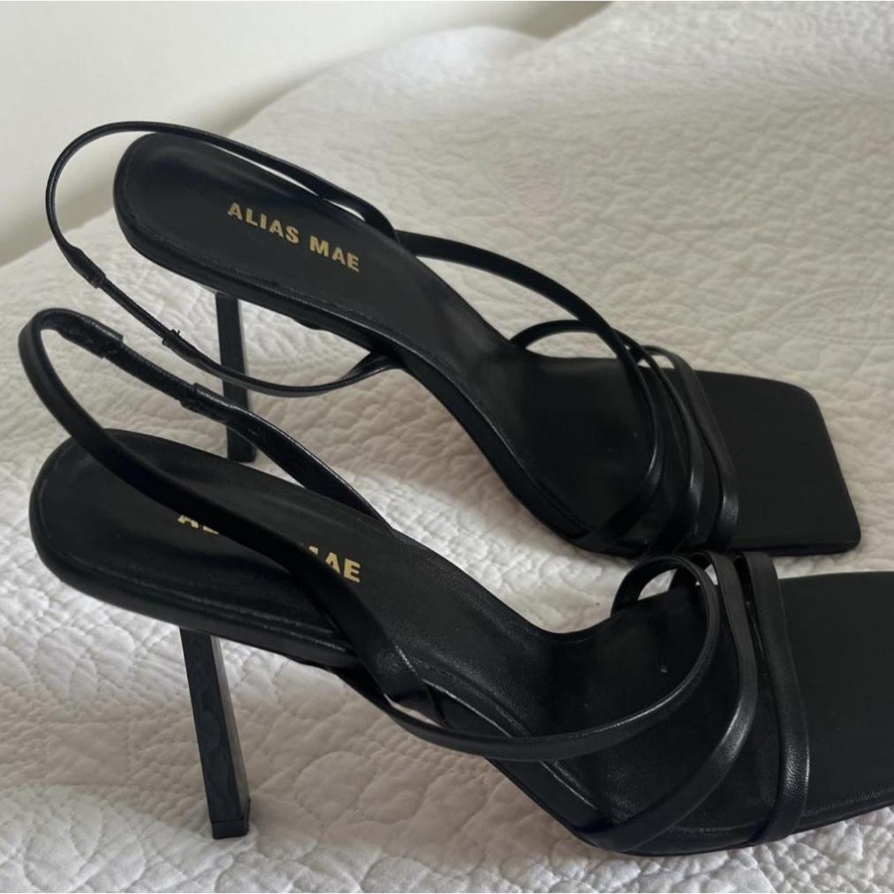 selling alias mae heels size 39 perfect condition,... - Depop