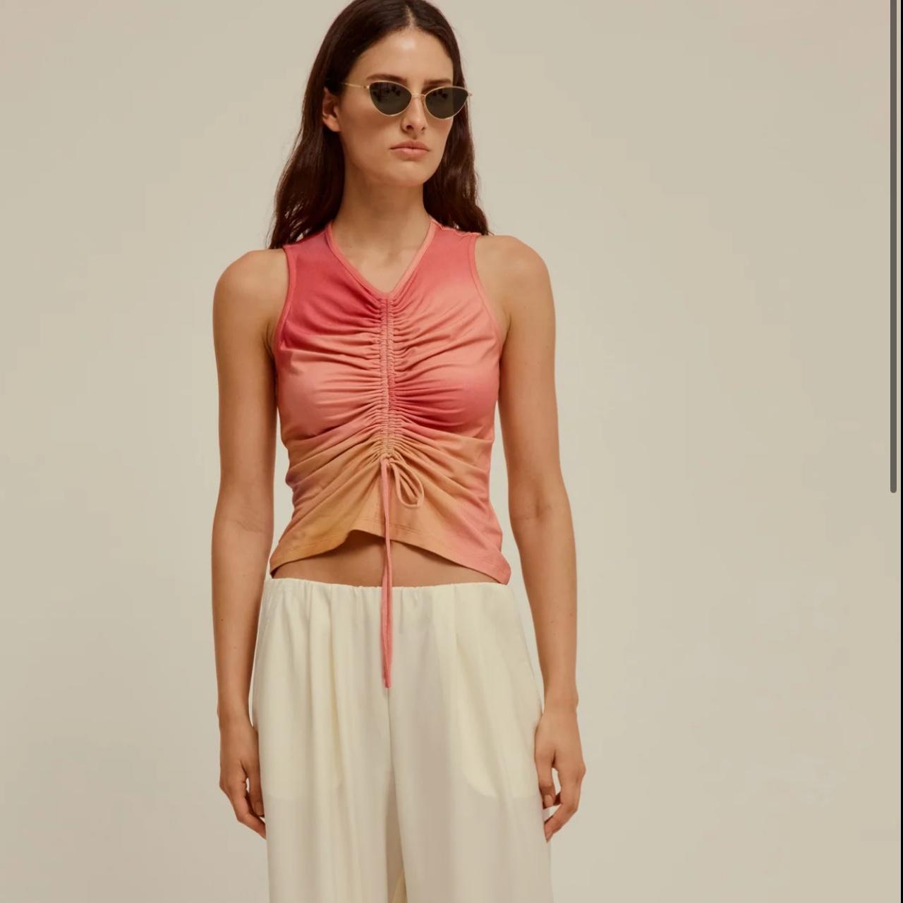 venroy jersey drawstring tank size xs brand new... - Depop