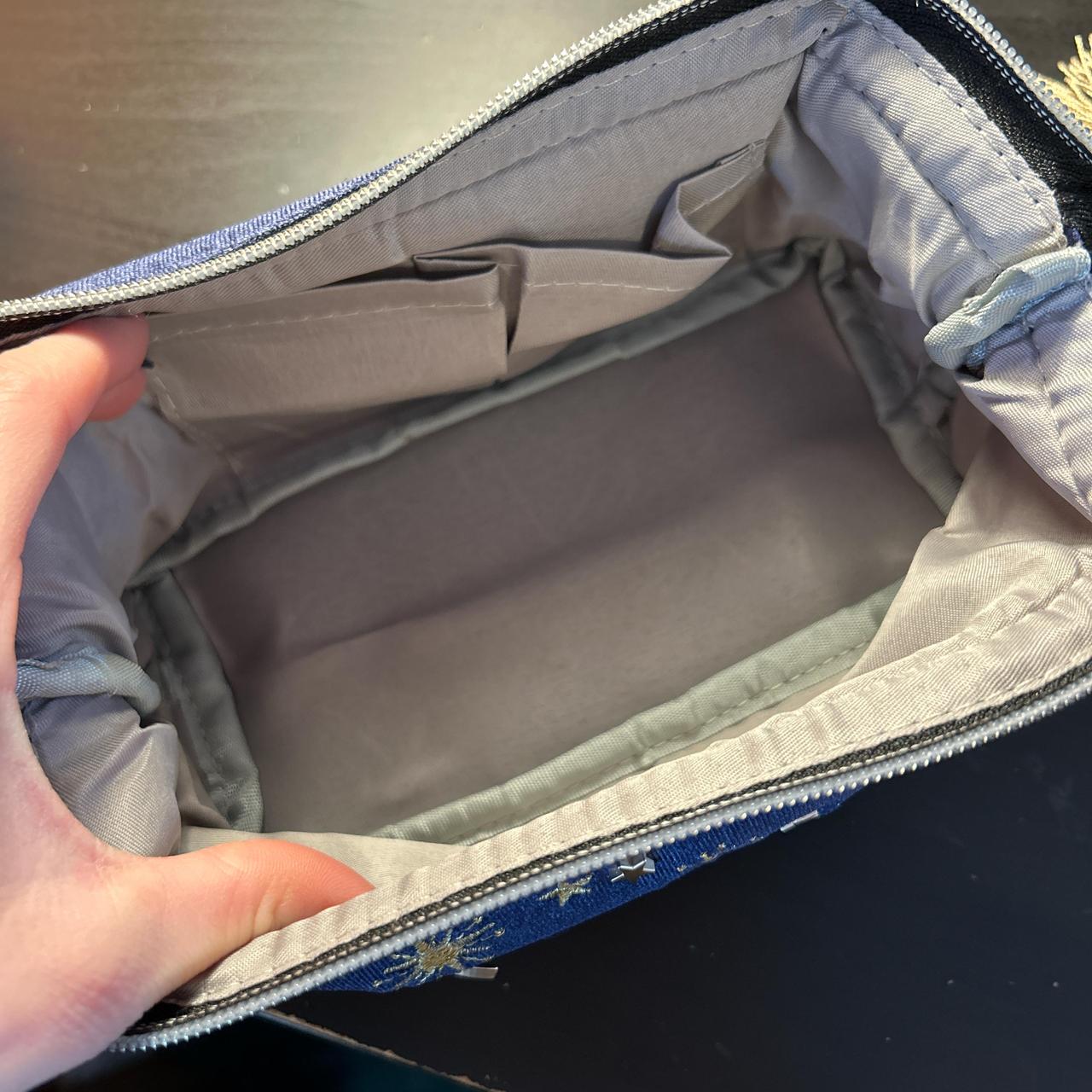 whimsygoth moon and star celestial makeup bag!... - Depop