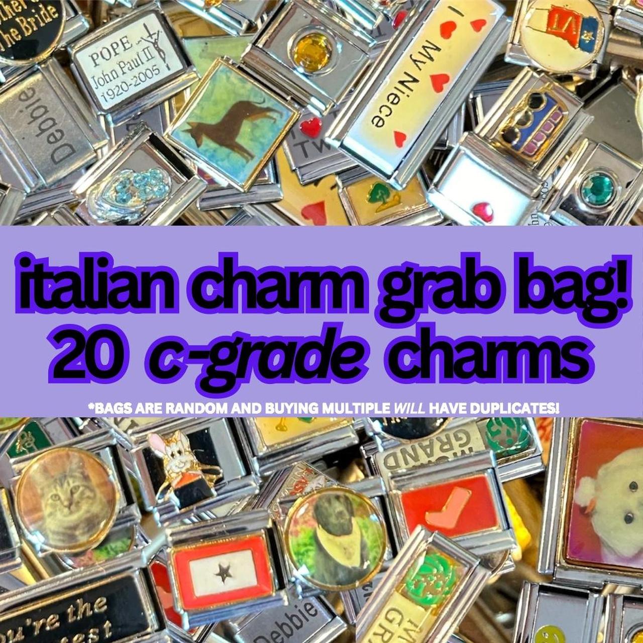 20 c-grade random 9mm italian charm grab bag... | Depop