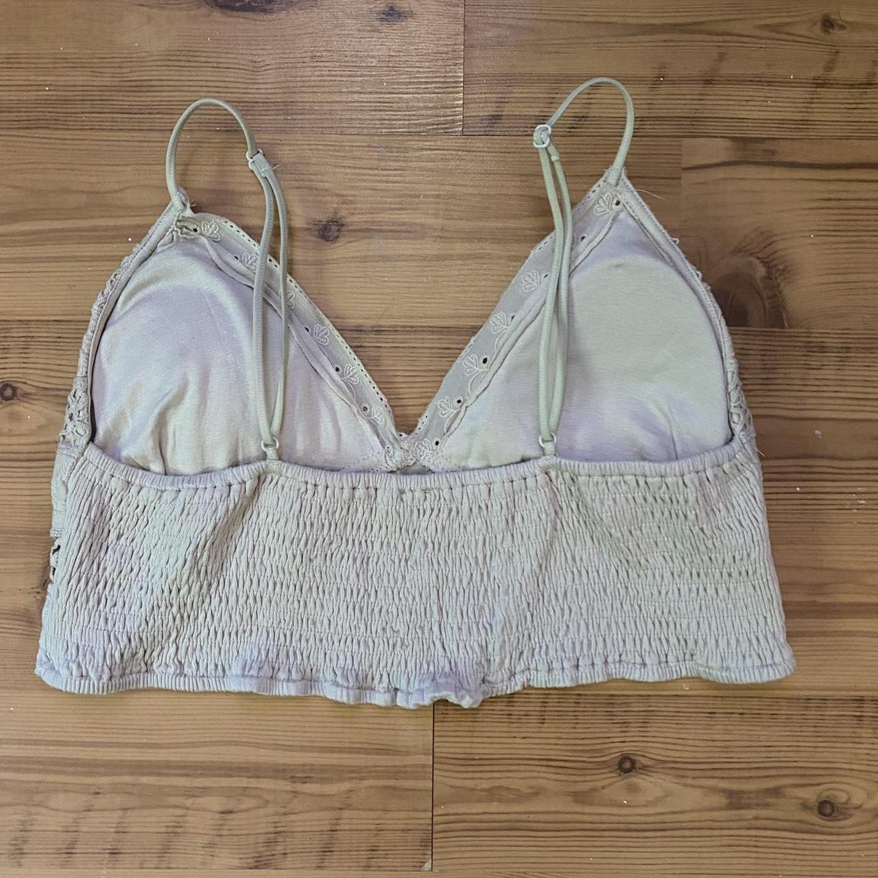 boho bralette no size marked but it’s a... - Depop