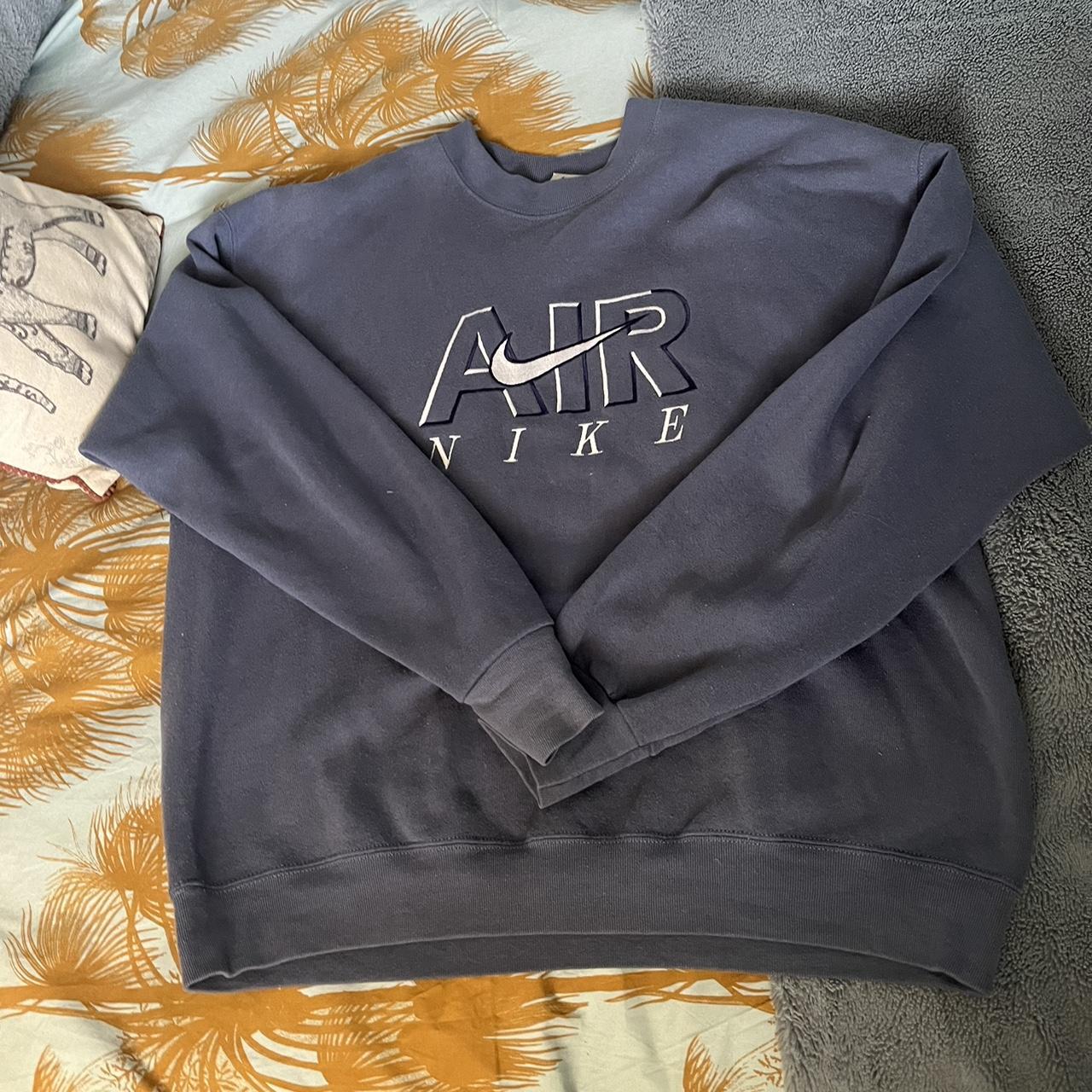 Nike Air Sweatshirt | Tag says XL but fits more like... - Depop