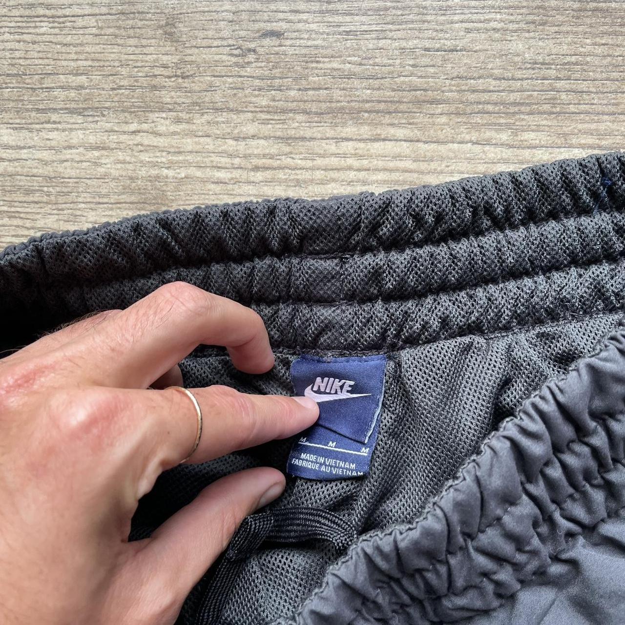 Nike Shell Baggy Track Bottoms in Grey Size... - Depop