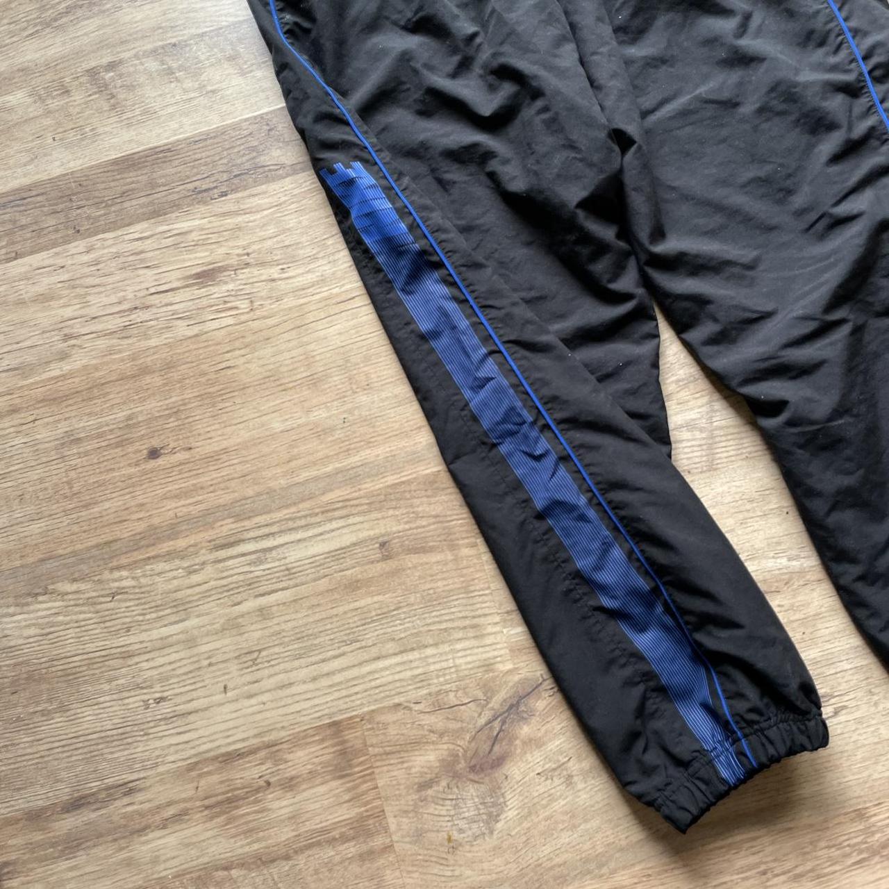 Nike Shell Baggy Track Bottoms in Black Size... - Depop