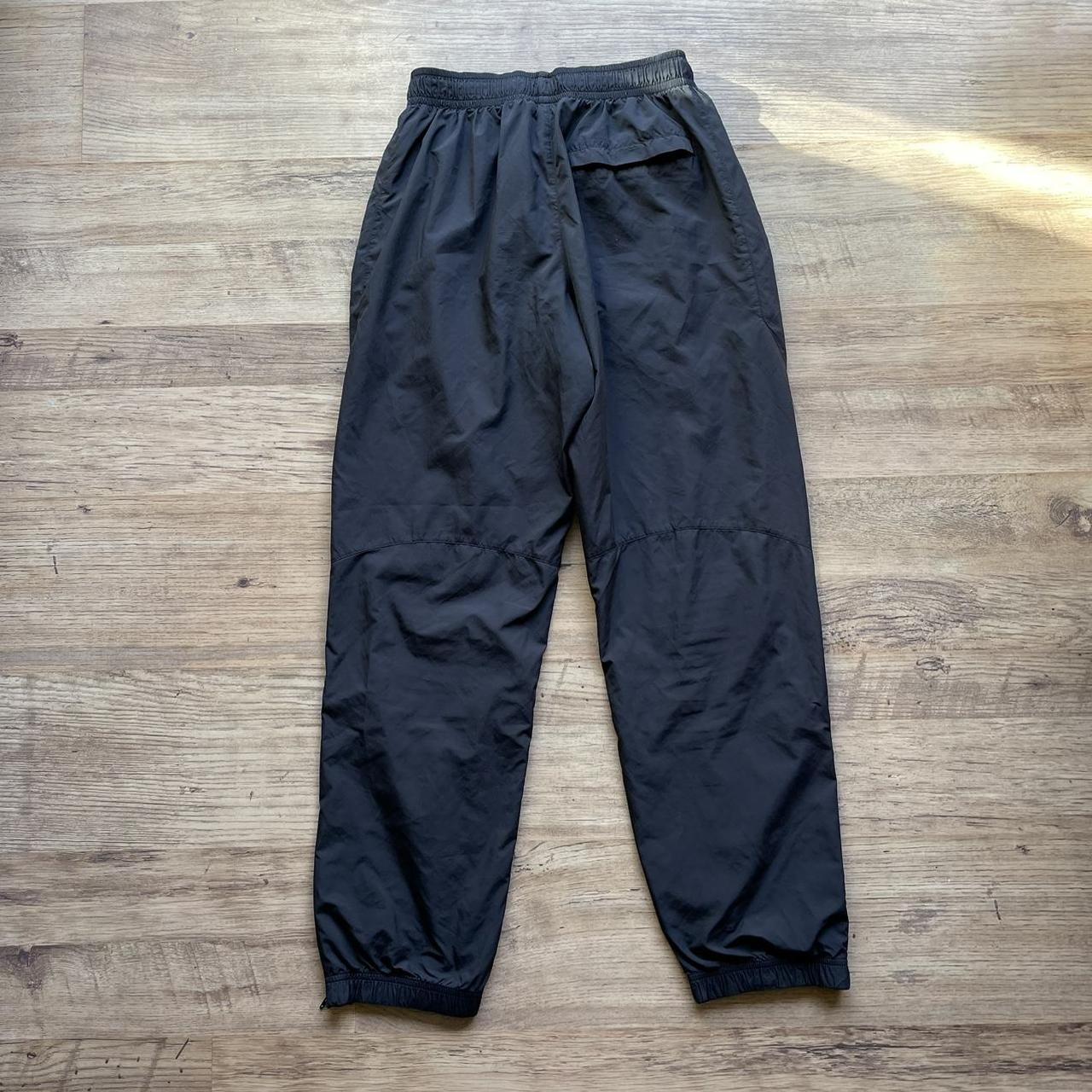 Nike Shell Tracksuit Bottoms Joggers in Black Size... - Depop
