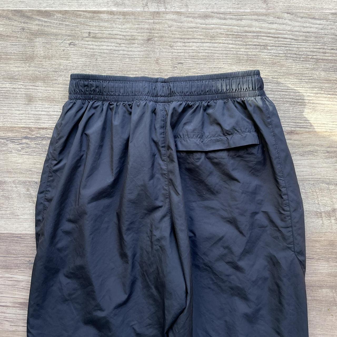 Nike Shell Tracksuit Bottoms Joggers in Black Size... - Depop