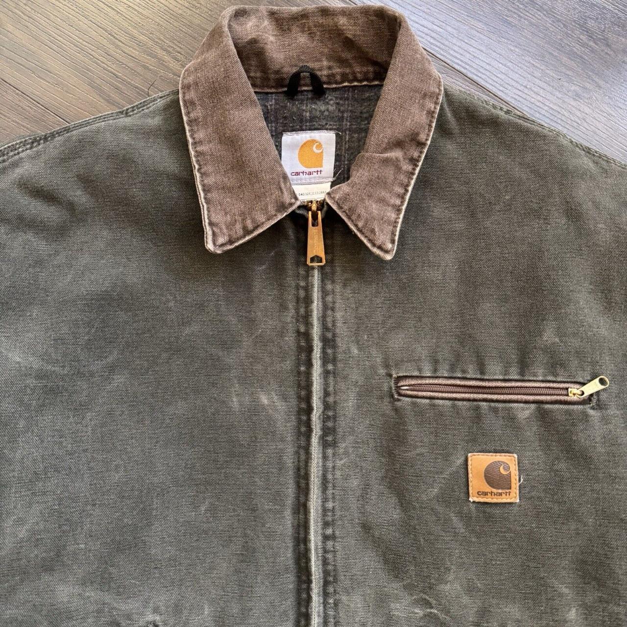 Carhartt J97 MOS Vintage Detroit Jacket Size Large... - Depop
