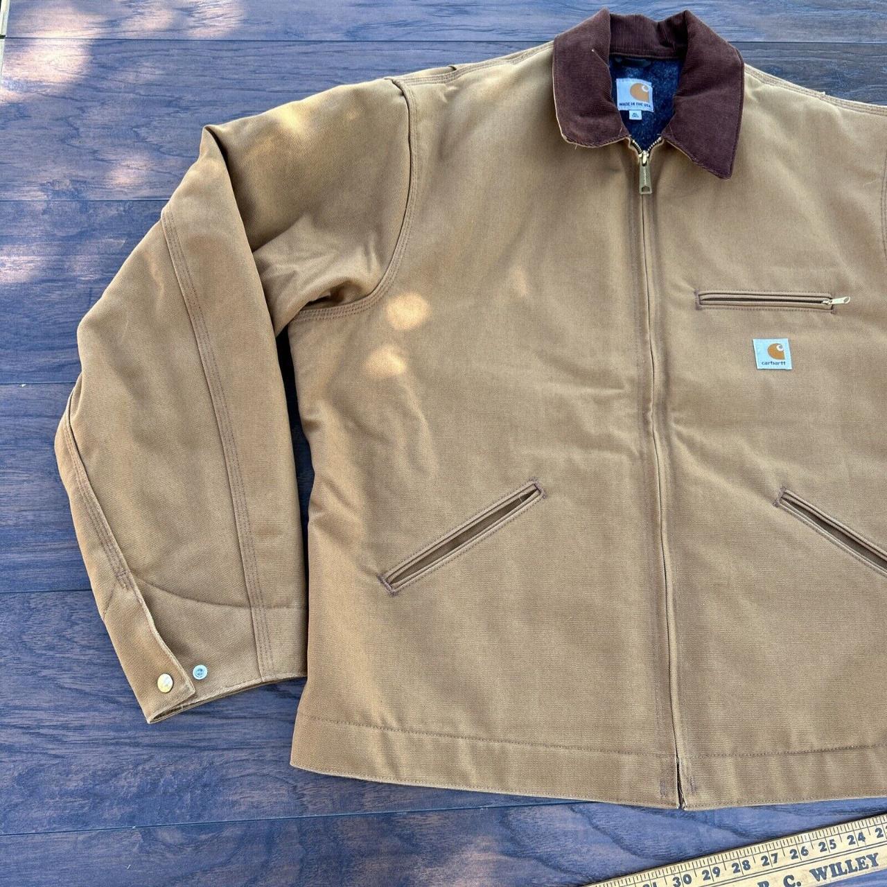 Carhartt Detroit Jacket J001 Canvas Blanket Lined... - Depop