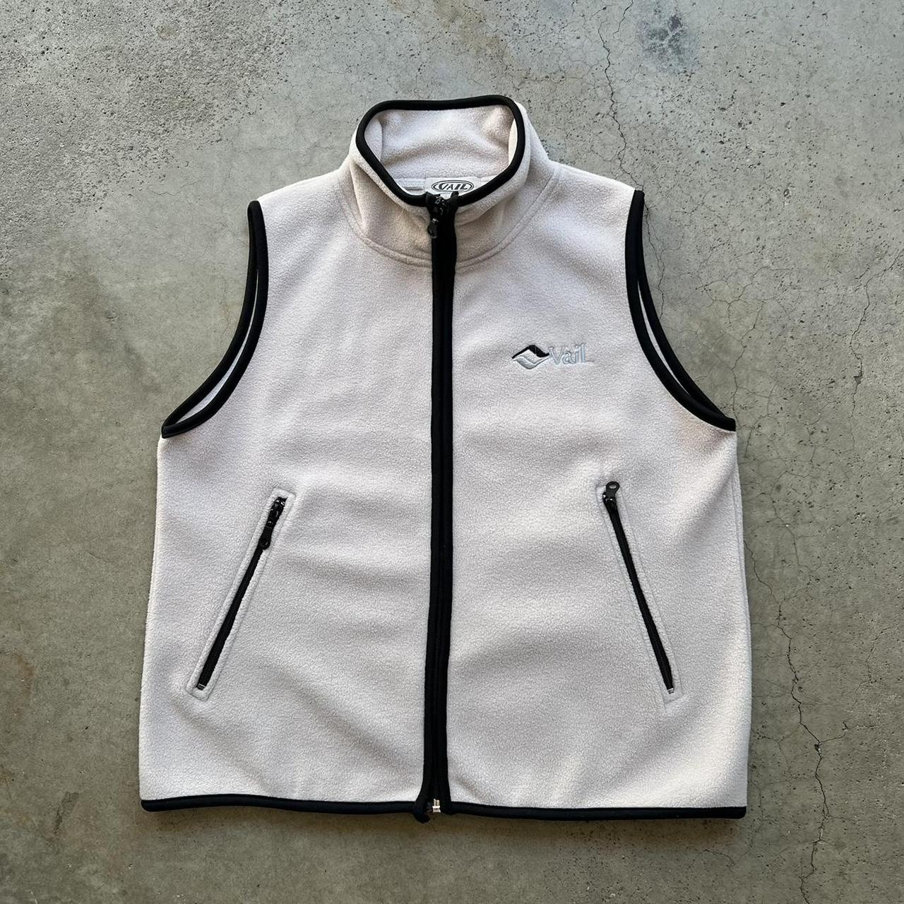 Vintage Vail Fleece Vest Tagged size Medium see... - Depop