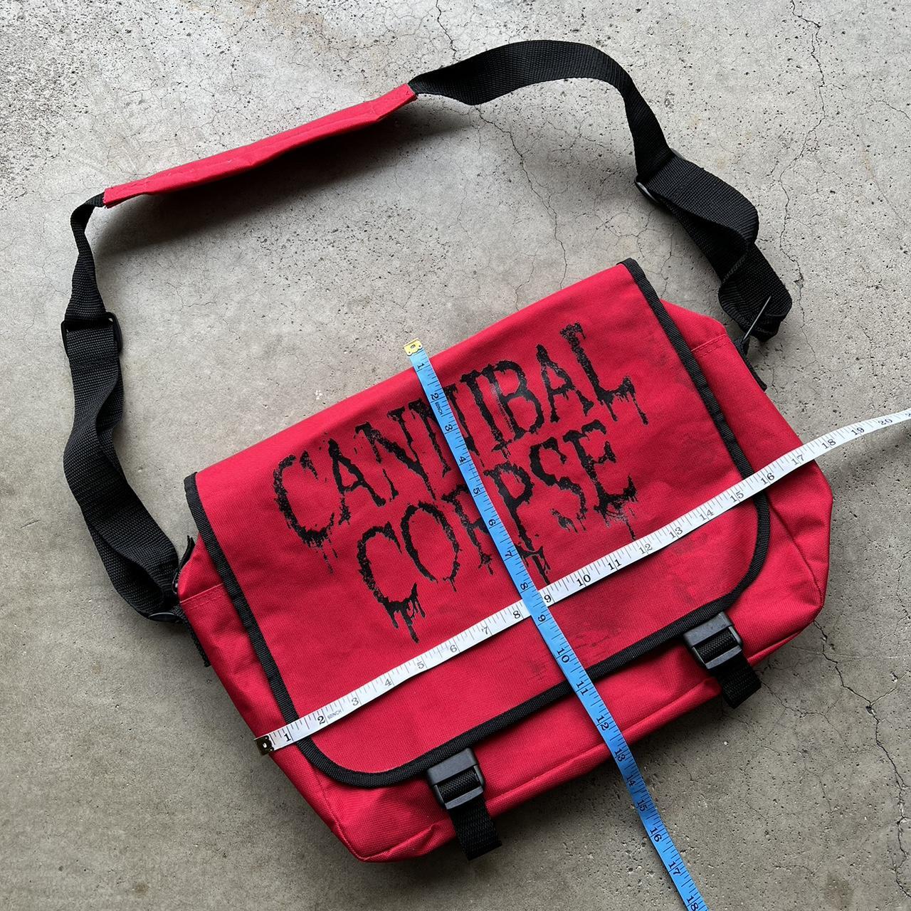 Vintage 2000’s Cannibal Corpse Messenger Bag see... - Depop