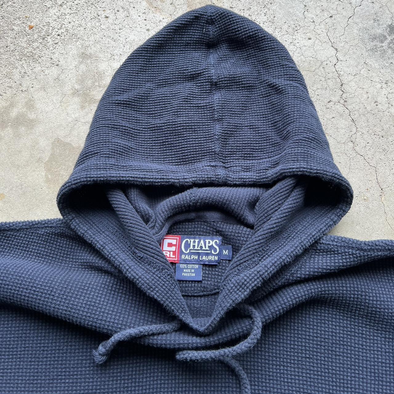 2000's Chaps Ralph Lauren Thermal Hoodie Tagged... - Depop