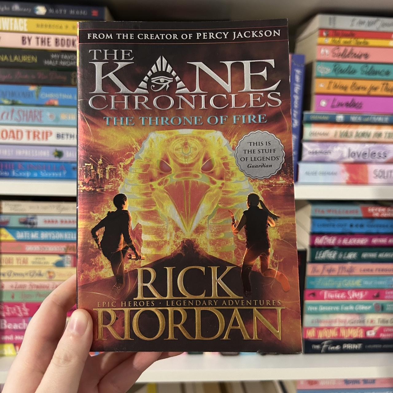 The Throne of Fire by Rick Riordan Book 2 in The... | Depop