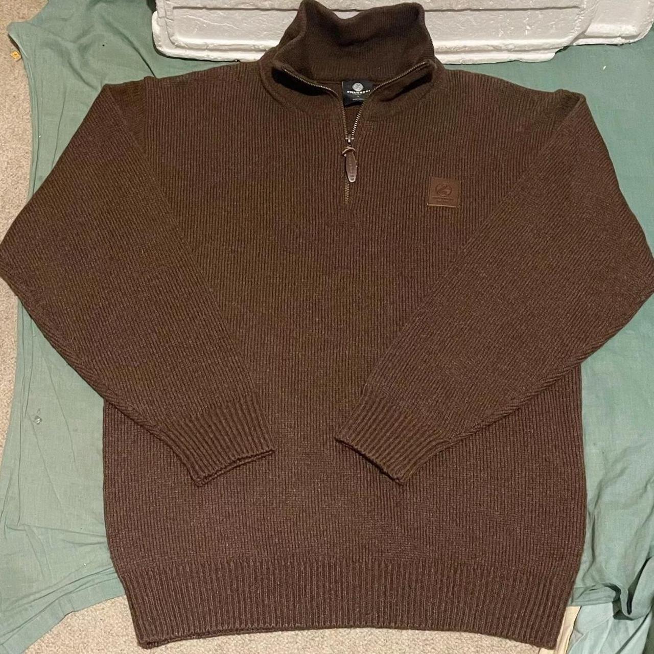 Swanndri Mariner 1/4 Zip Neck Sweater Jumper Mens... - Depop