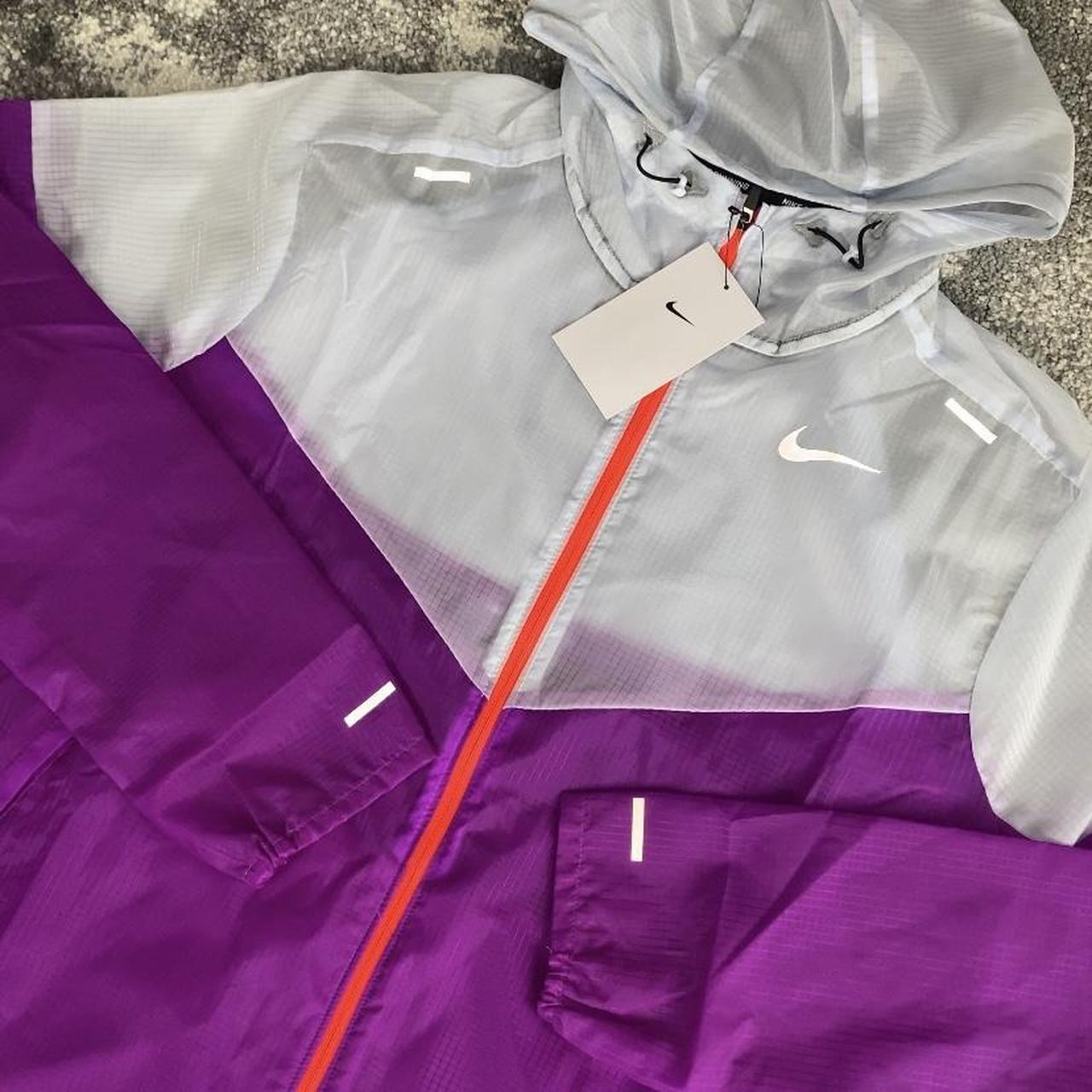 Nike Windrunner White/Purple Grape Jacket🍇 New With... - Depop