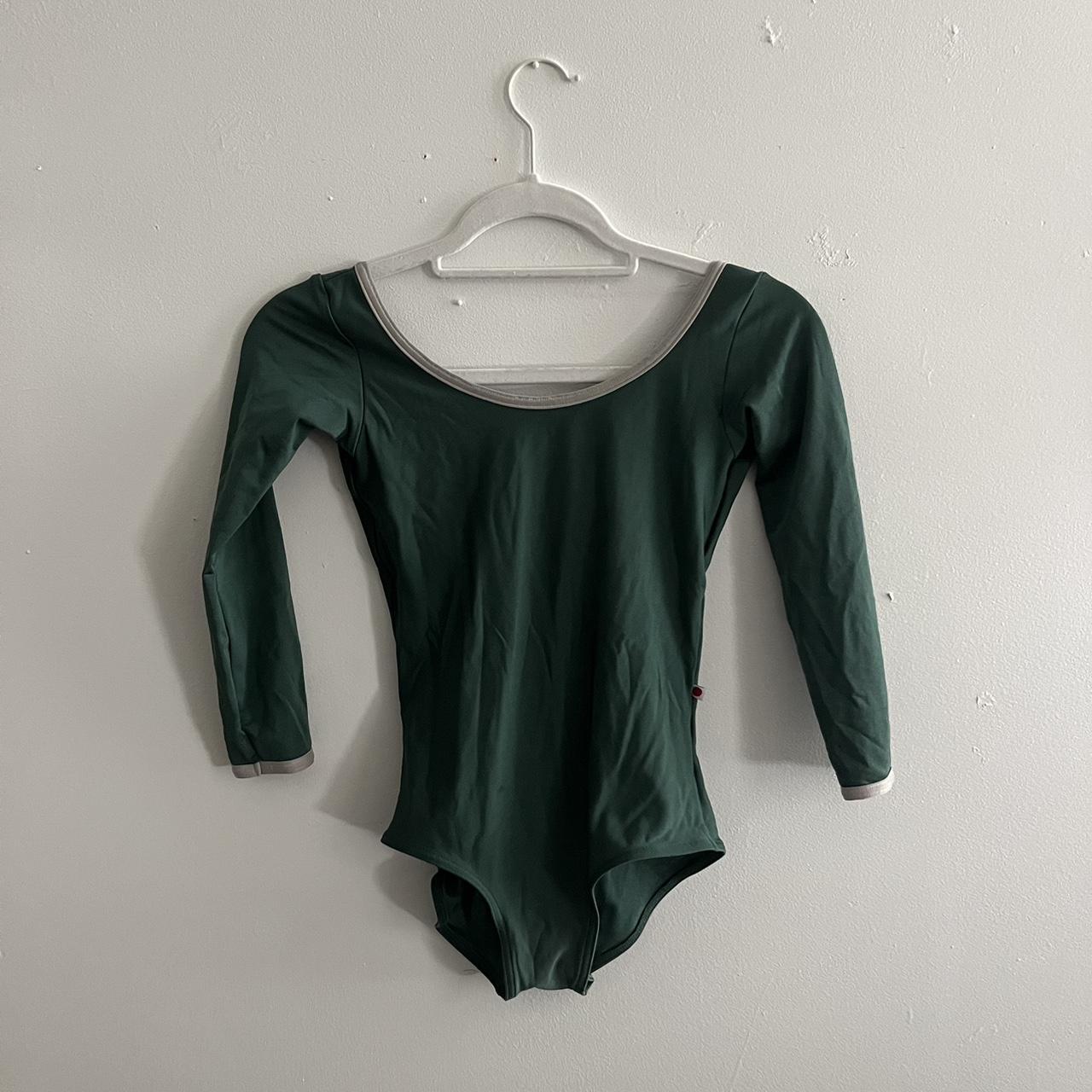 Yumiko Leotard 3/4 Sleeve Full Bust lining Designer... - Depop