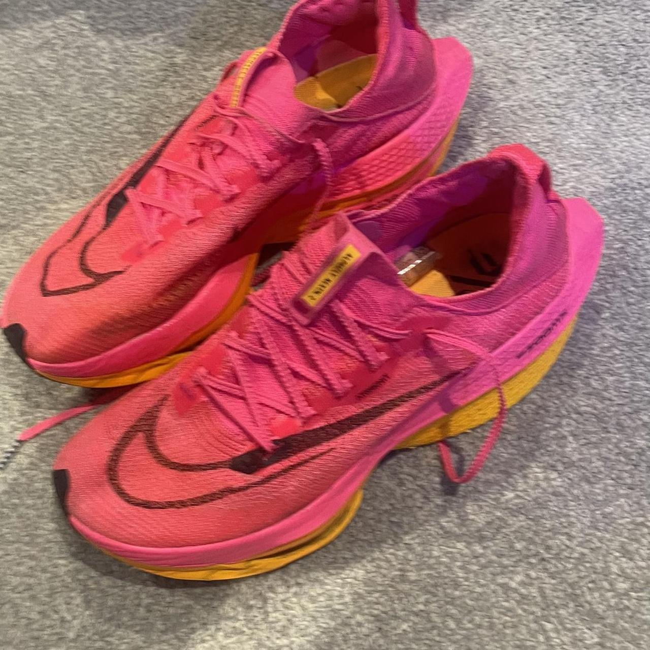 Nike Air Zoom Alphafly Pink Running shoes UK Size 10 - Depop