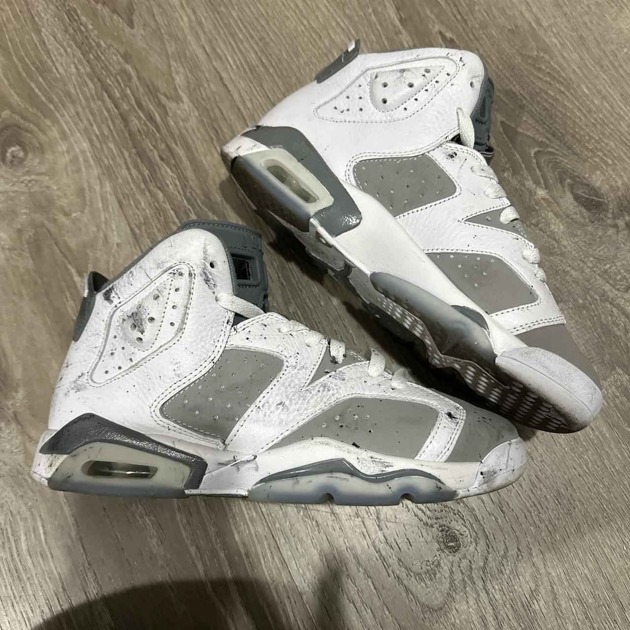 nike air jordan 6 retro cool grey (m7); has rit... - Depop