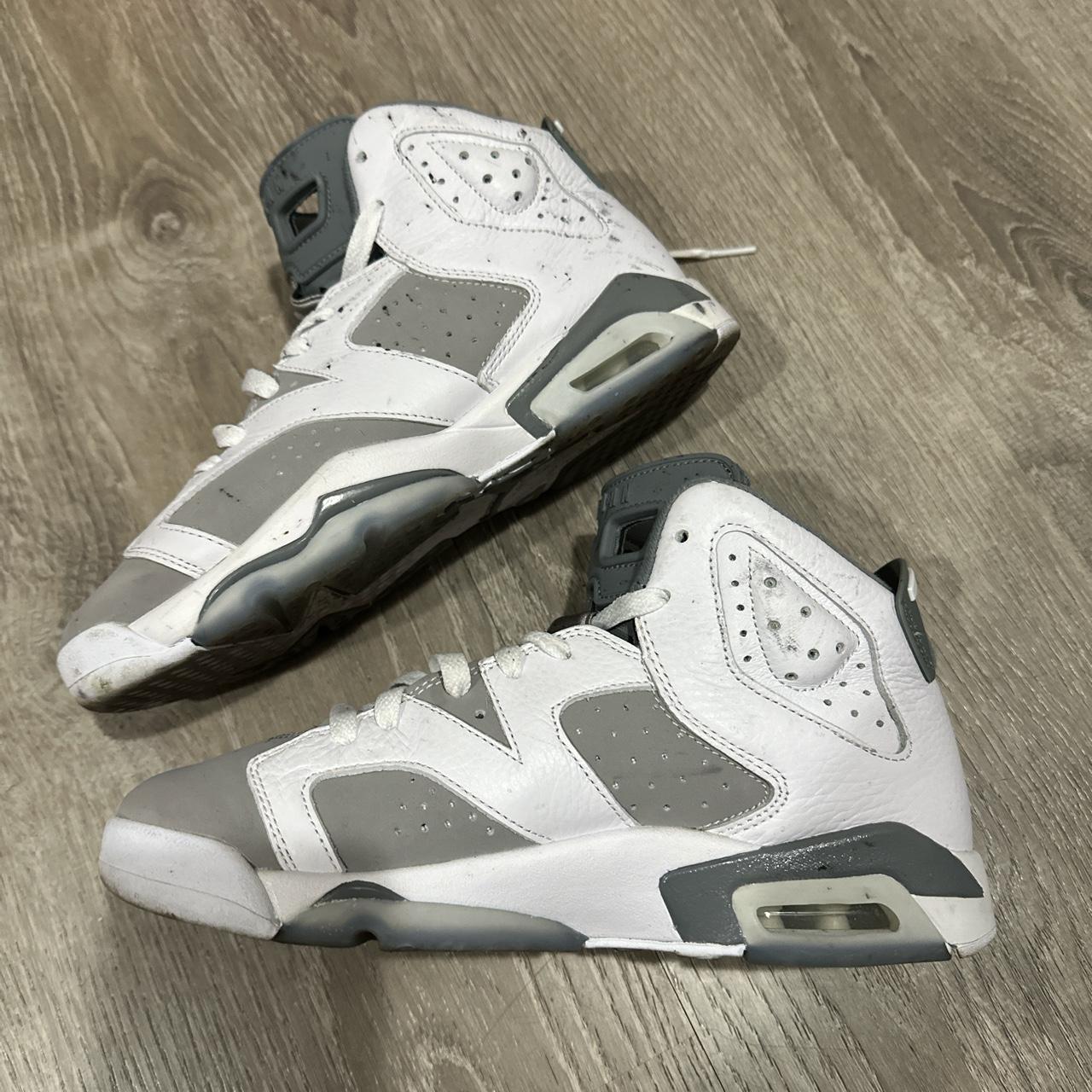 nike air jordan 6 retro cool grey (m7); has rit... - Depop