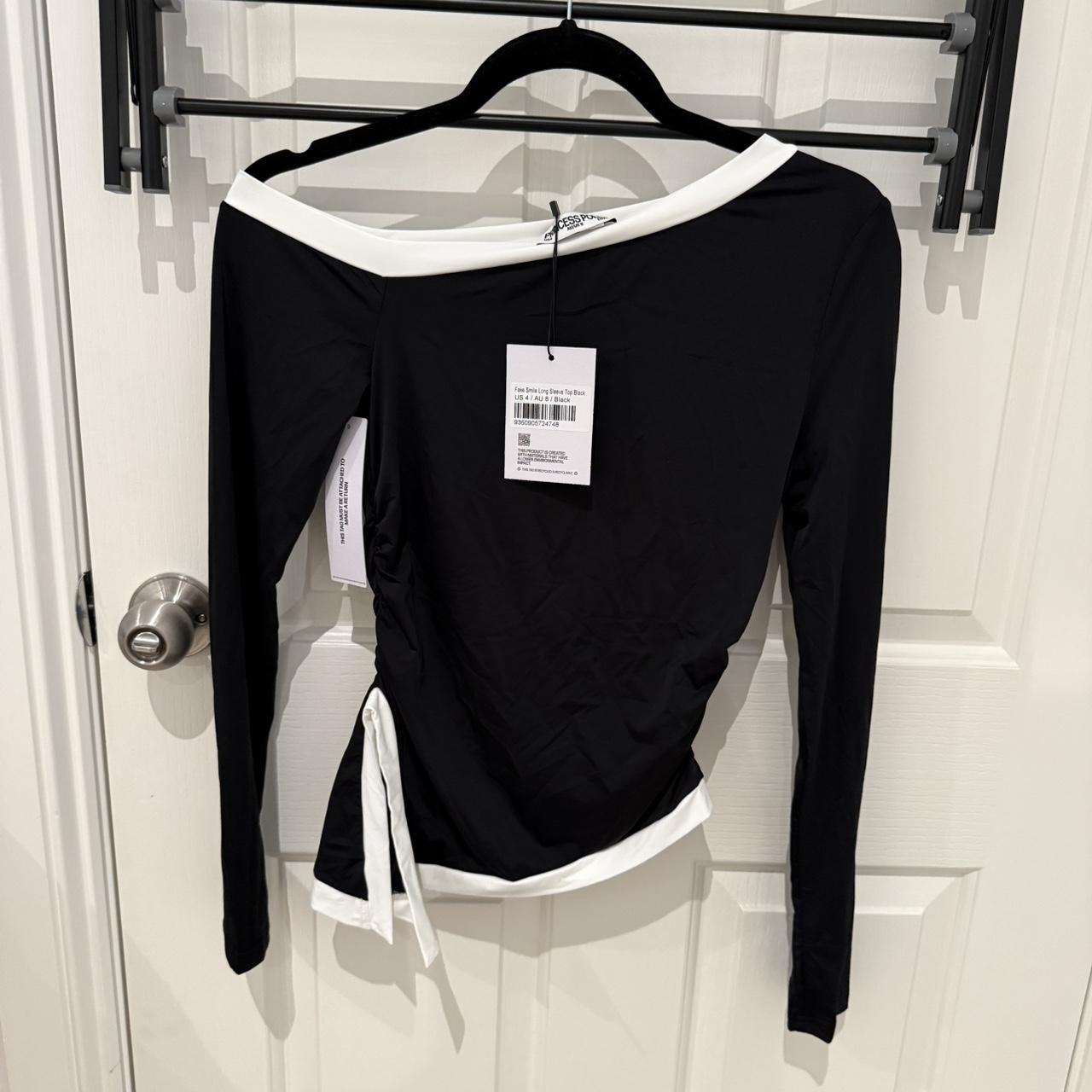 Princess Polly, Fake Smily Long Sleeve Top Size: AU... | Depop
