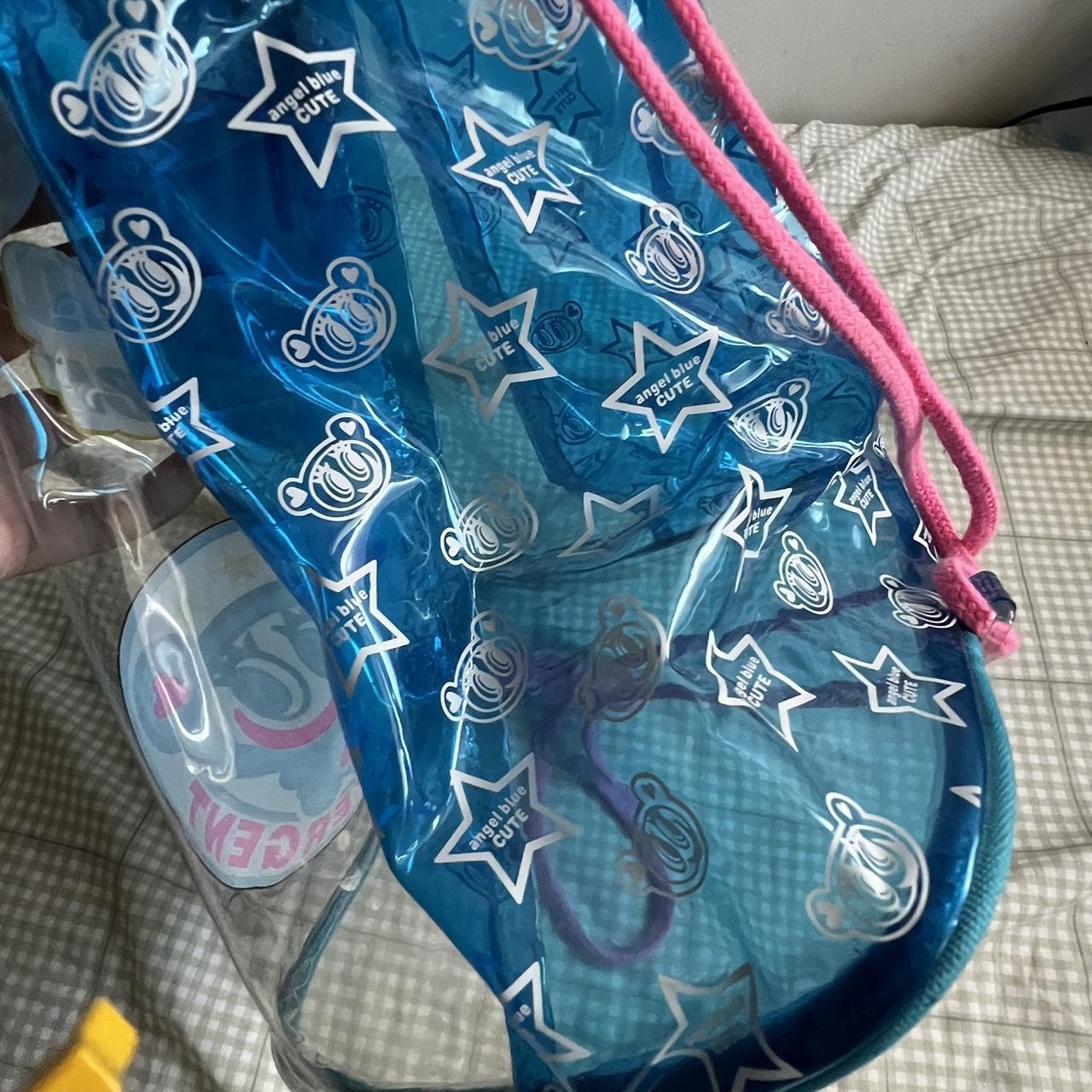 Cyber Angel blue pvc bag Love the laundry theme So... - Depop