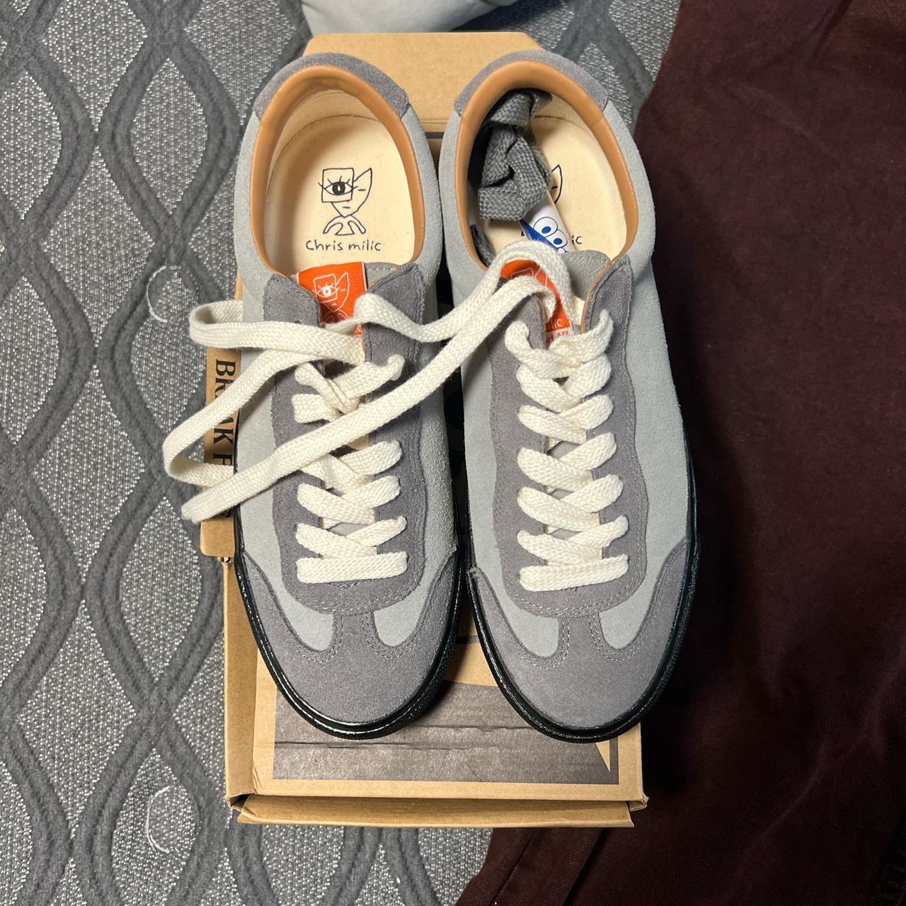 Chris millic last resort ab 004 - grey suede - size... - Depop